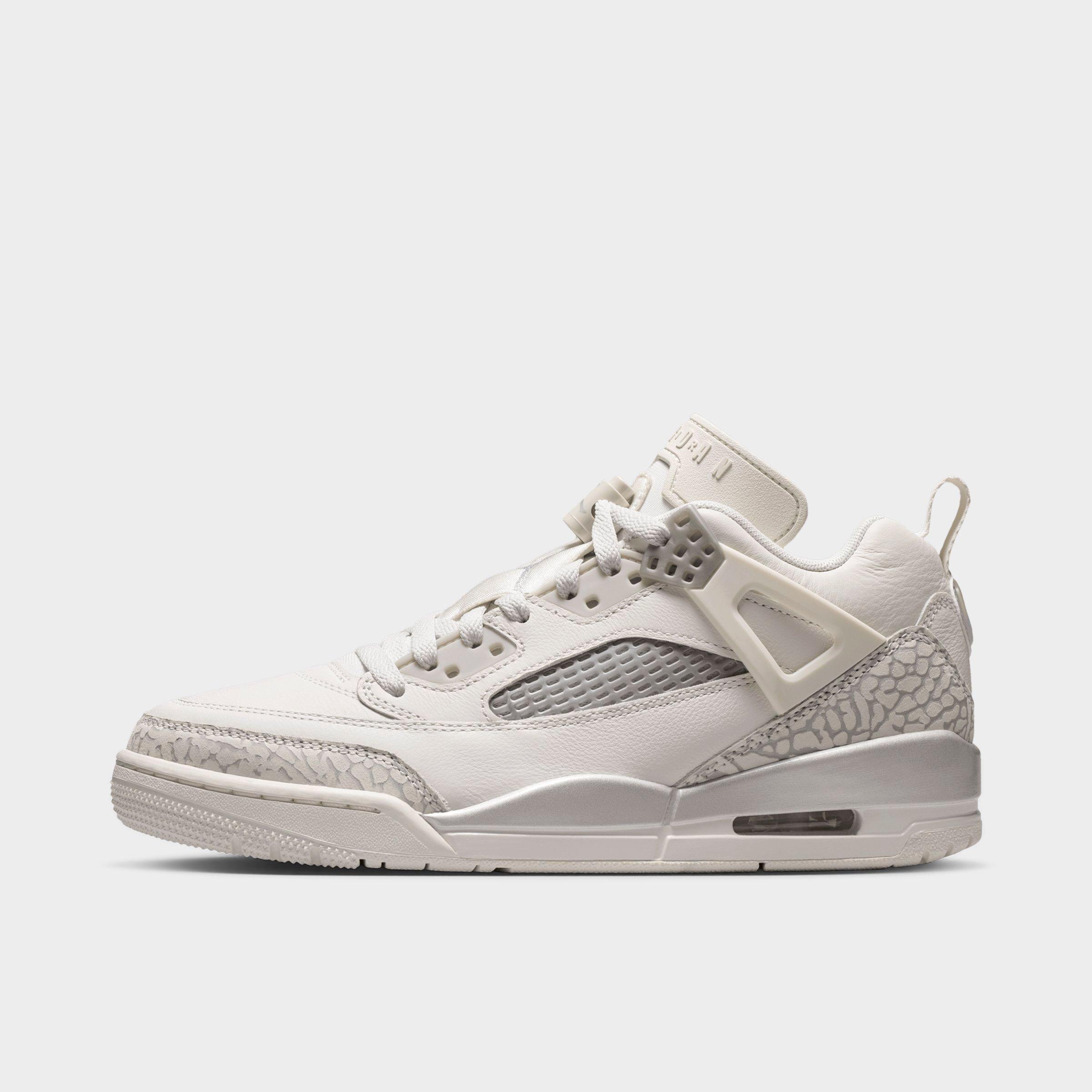 Click here for Jordan Womens Spizike Low Casual Shoes in Swan/Wol... prices