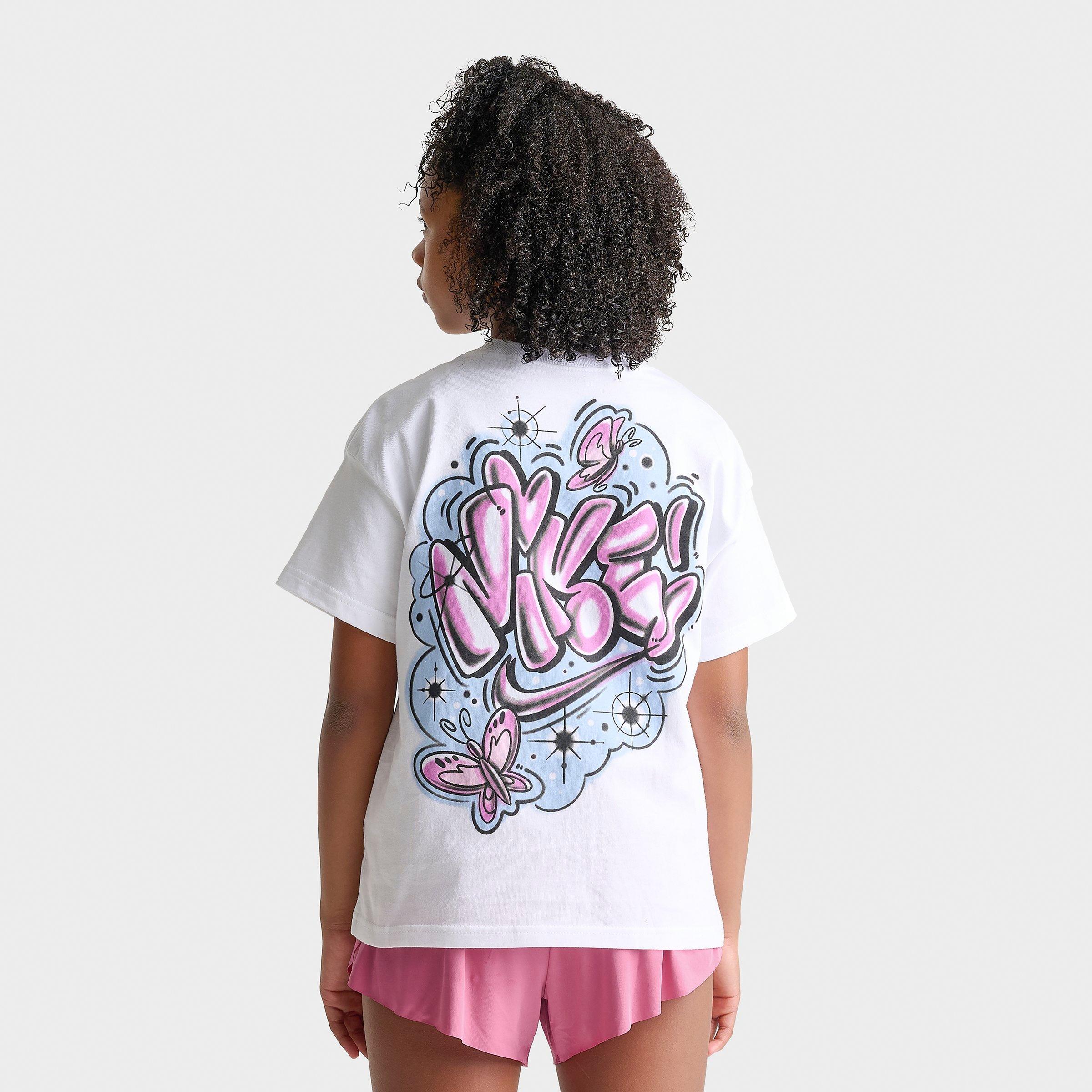 Click here for Nike Girls Big Kids Sportswear Doodle T-Shirt in W... prices