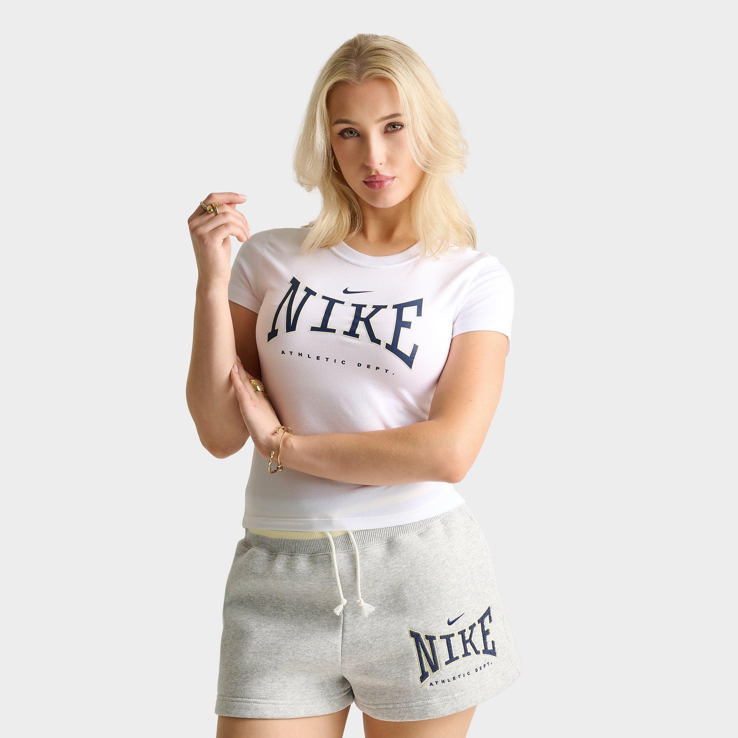 Click here for Nike Womens Sportswear Slim Mod Crop T-Shirt in Wh... prices