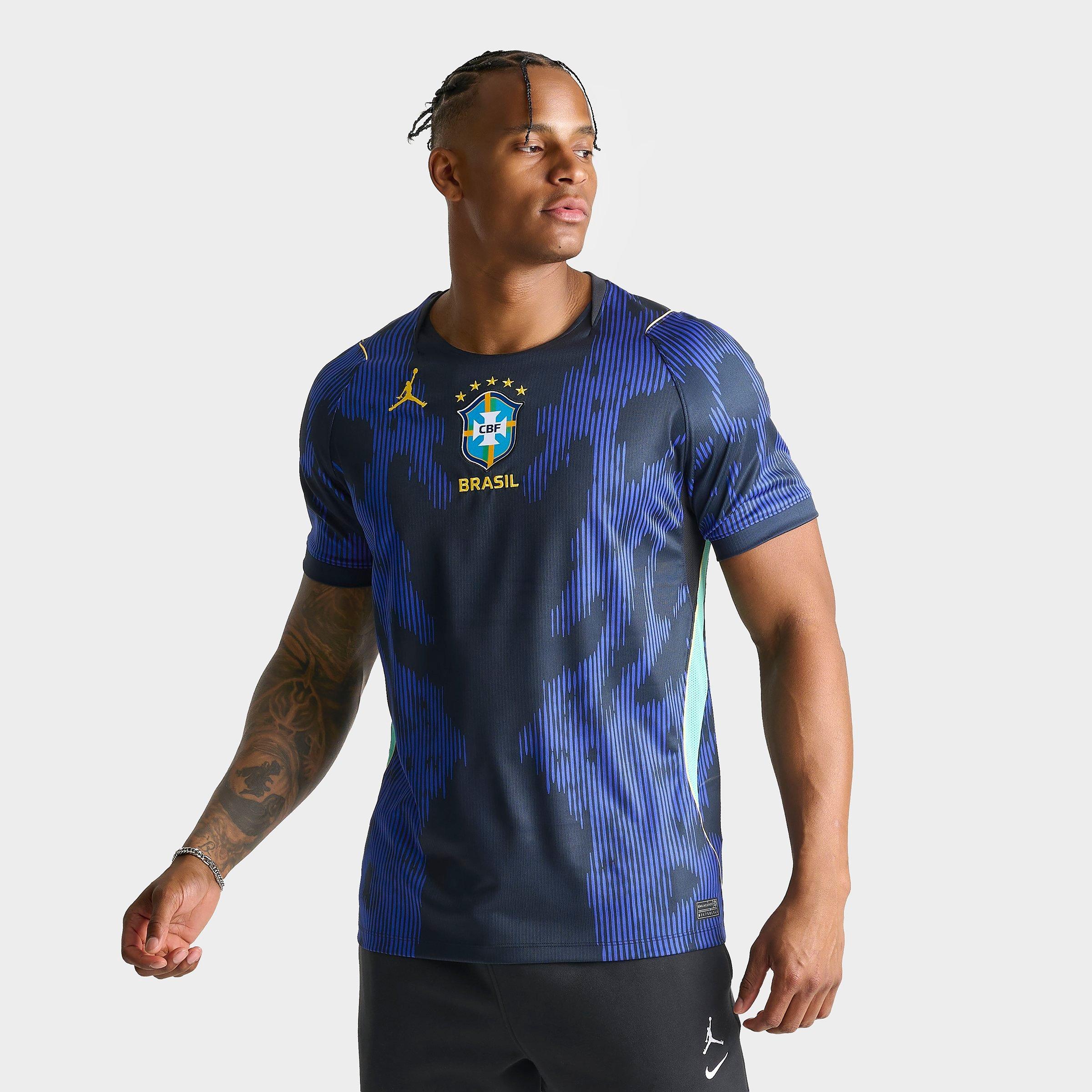 Click here for Jordan Mens Brazil 2026 Stadium Away Dri-FIT Repli... prices