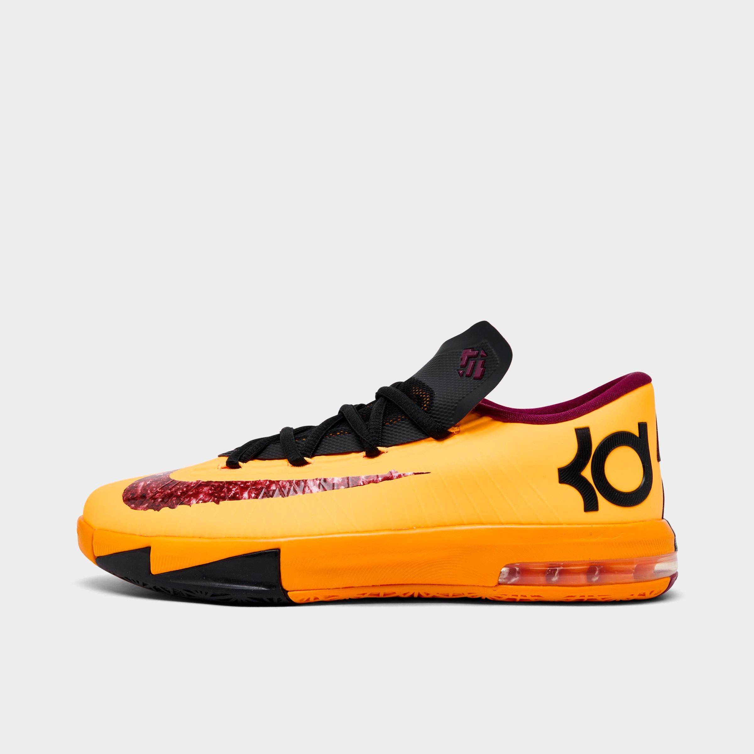 Click here for Nike Big Kids KD 6 Basketball Shoes in Laser Orang... prices