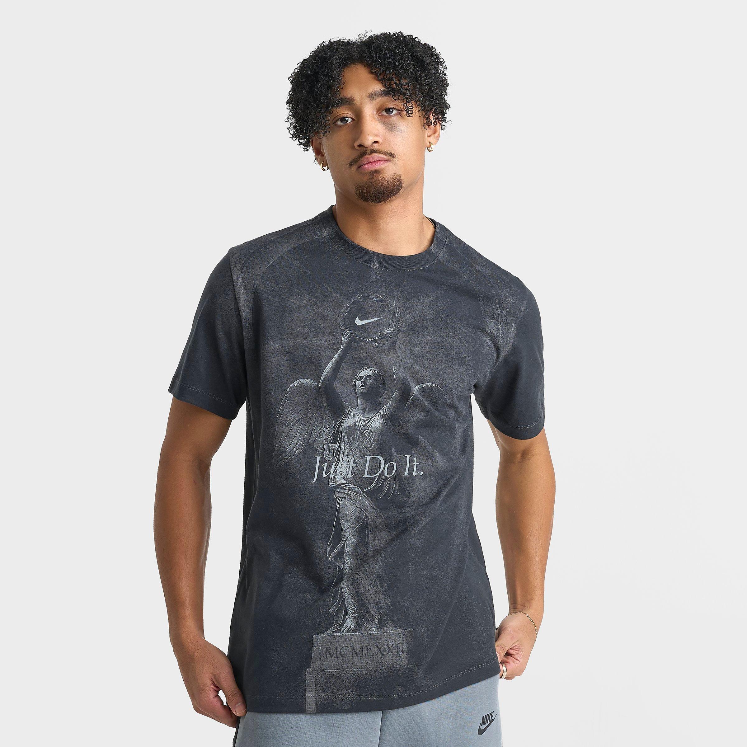 Click here for Nike Mens Sportswear Victory Statue T-Shirt in Off... prices