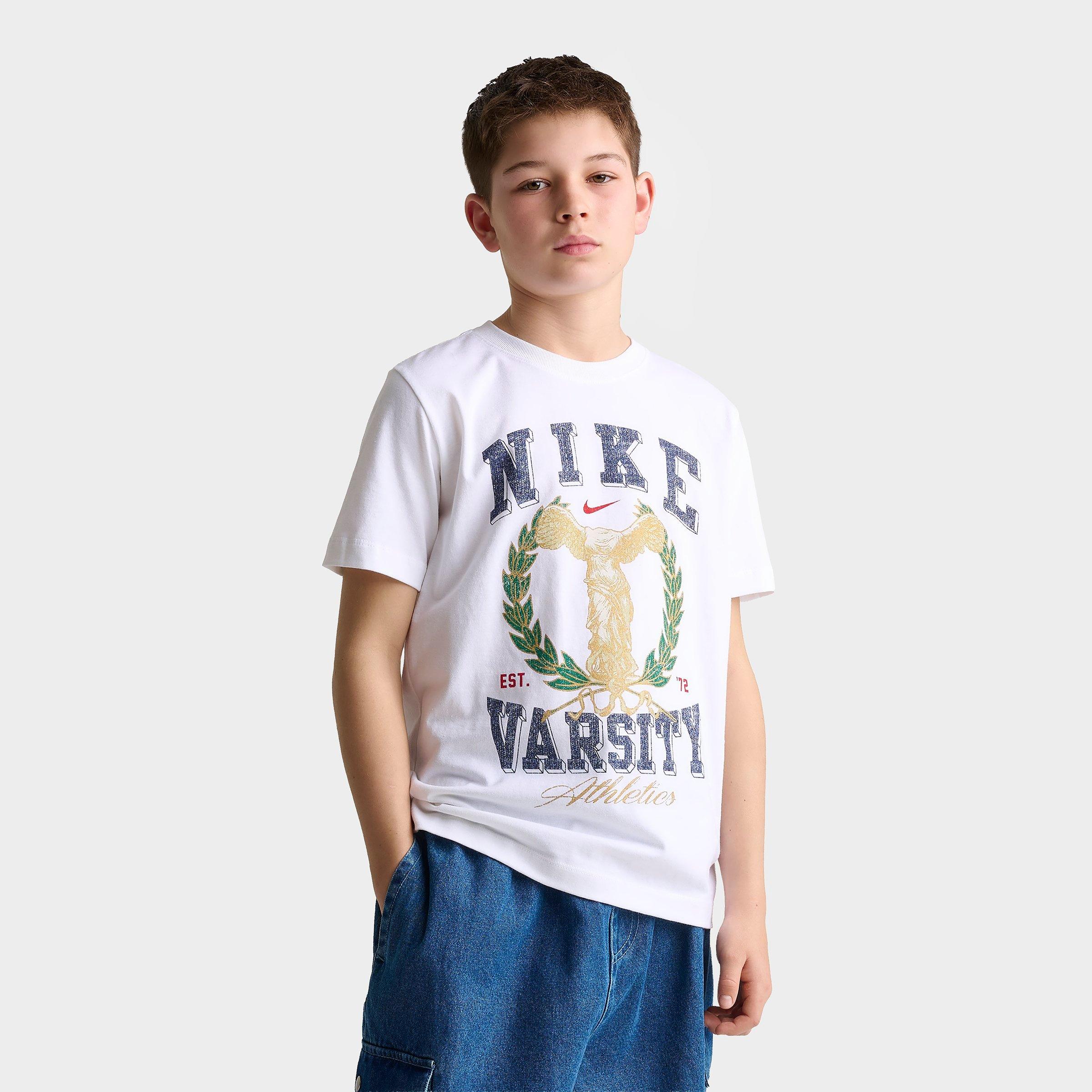 Click here for Nike Big Kids Varsity T-Shirt in White Size: XL prices