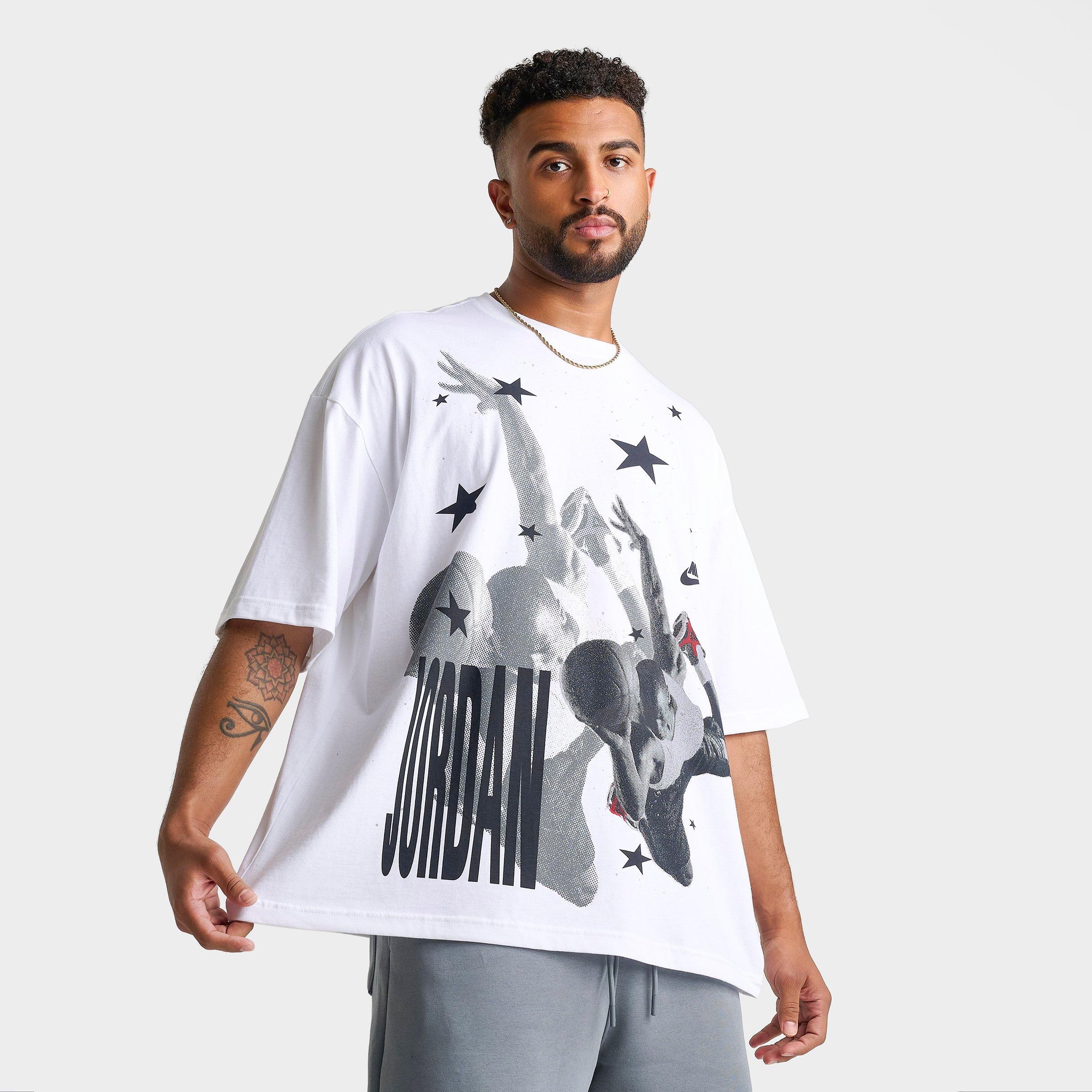 Click here for Jordan Mens Toro Graphic T-Shirt in White Size: Sm... prices