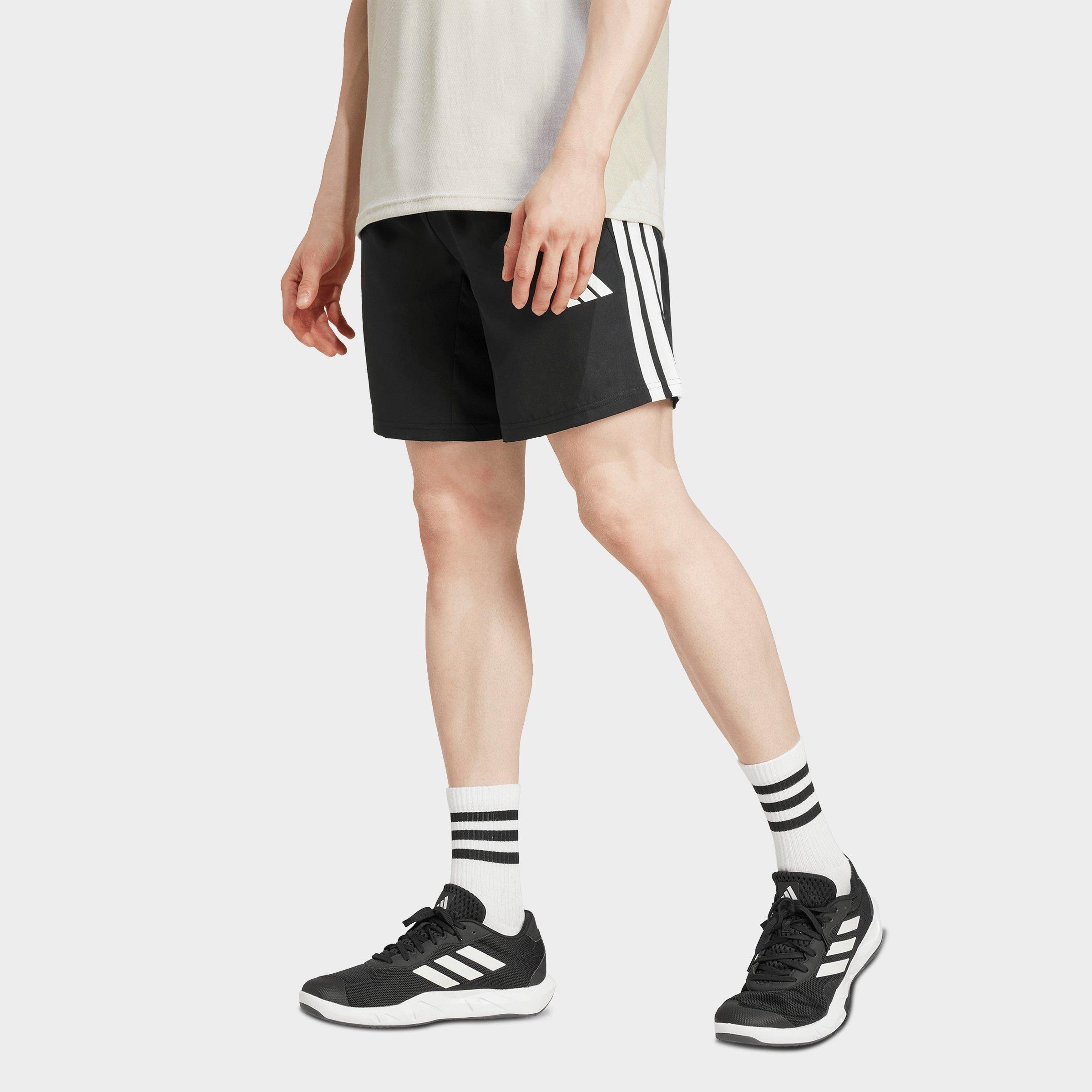 Click here for adidas Mens Essentials 3-Stripes Woven Training Sh... prices