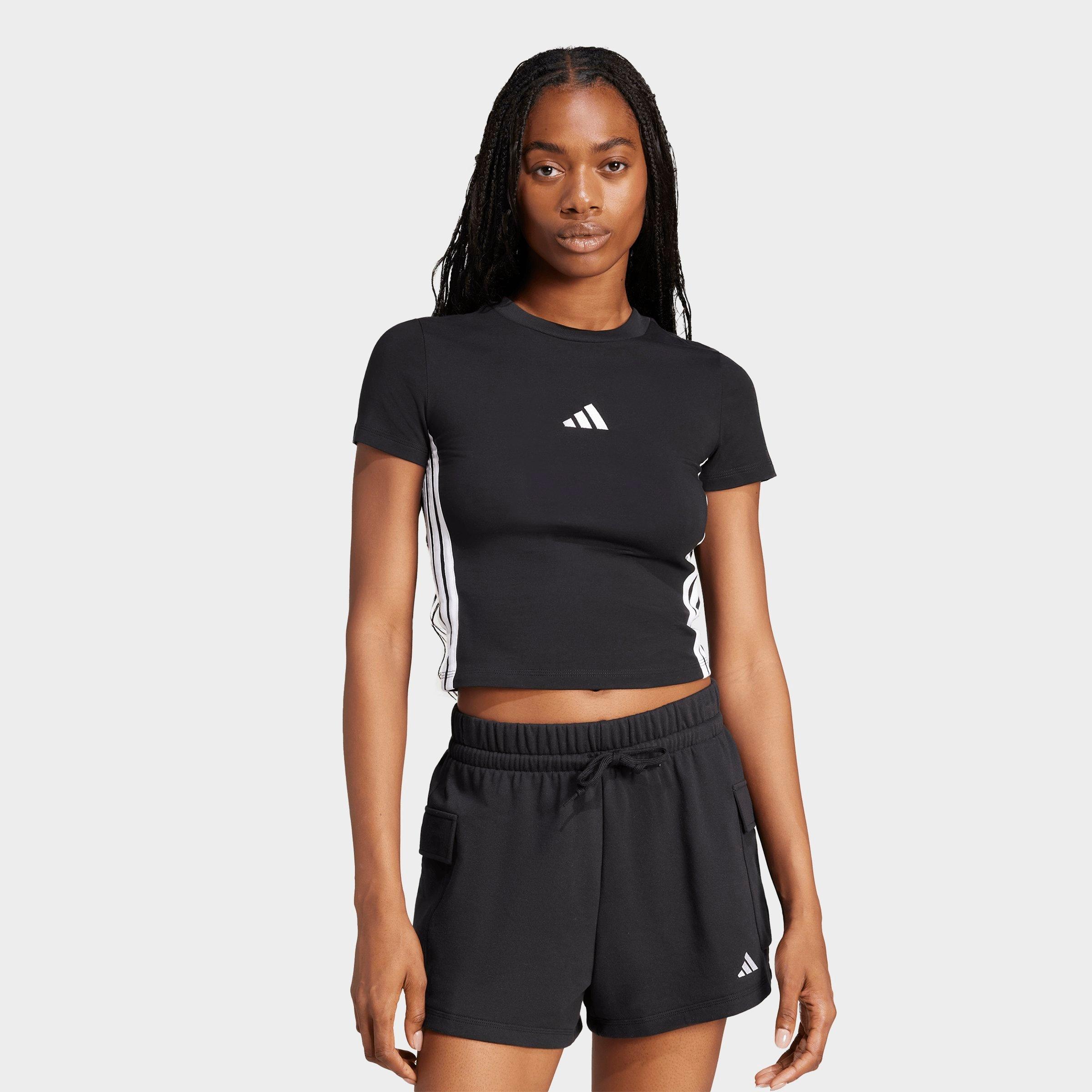 Click here for adidas Womens Essentials Slim-Fit Short-Sleeve Bab... prices