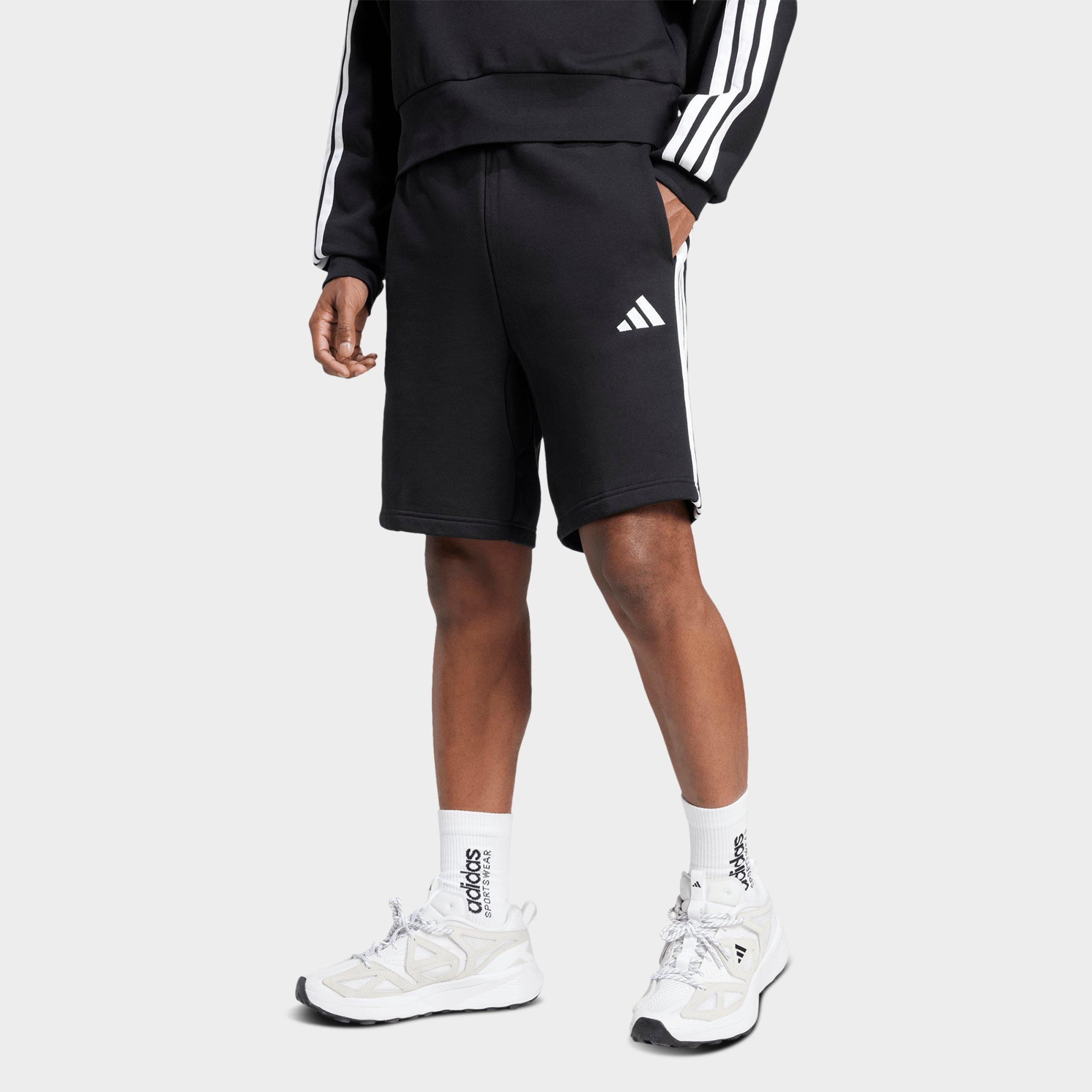 Click here for adidas Mens Essential Three Stripes Fleece Shorts... prices