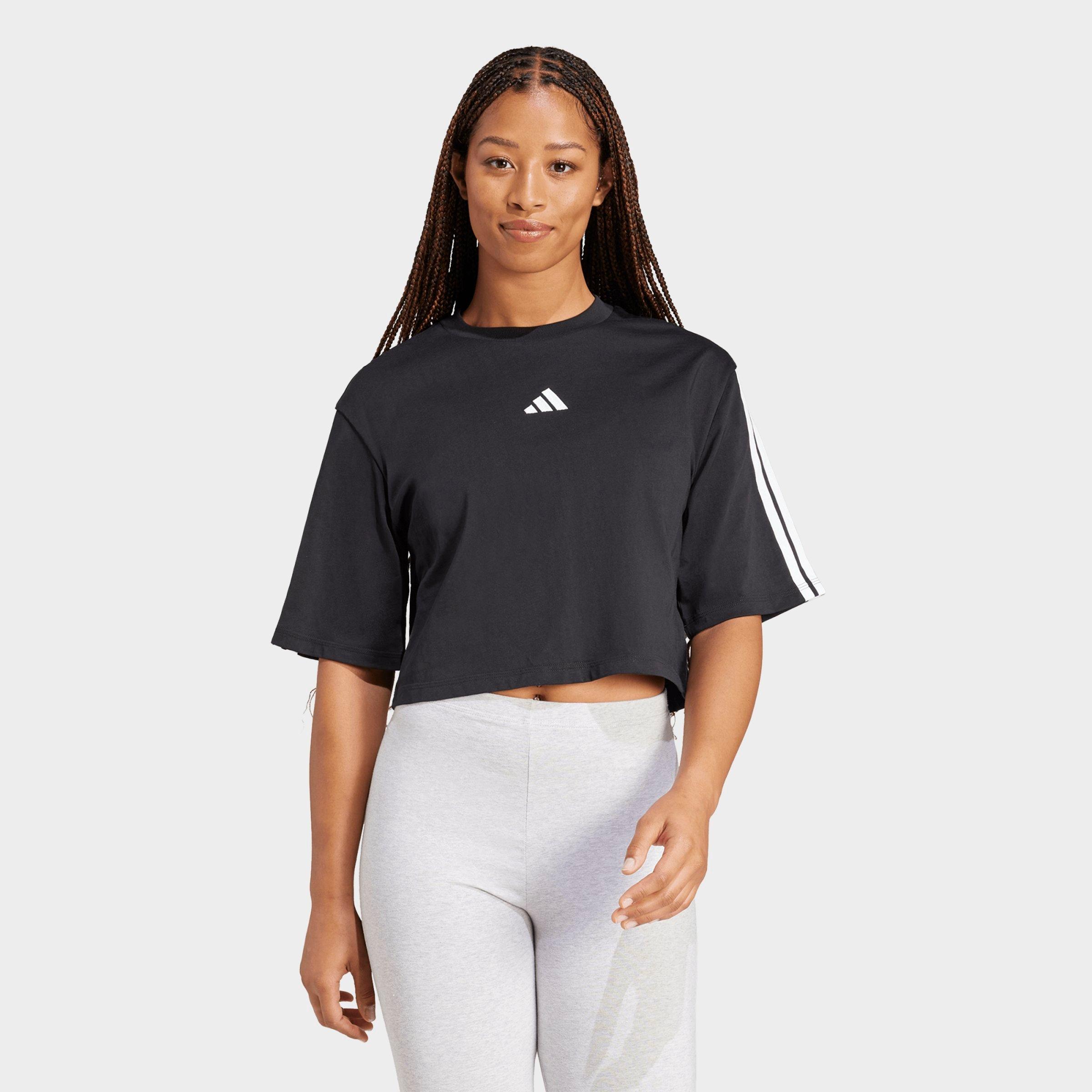 Click here for adidas Womens Essentials 3-Stripes Cotton Loose T-... prices