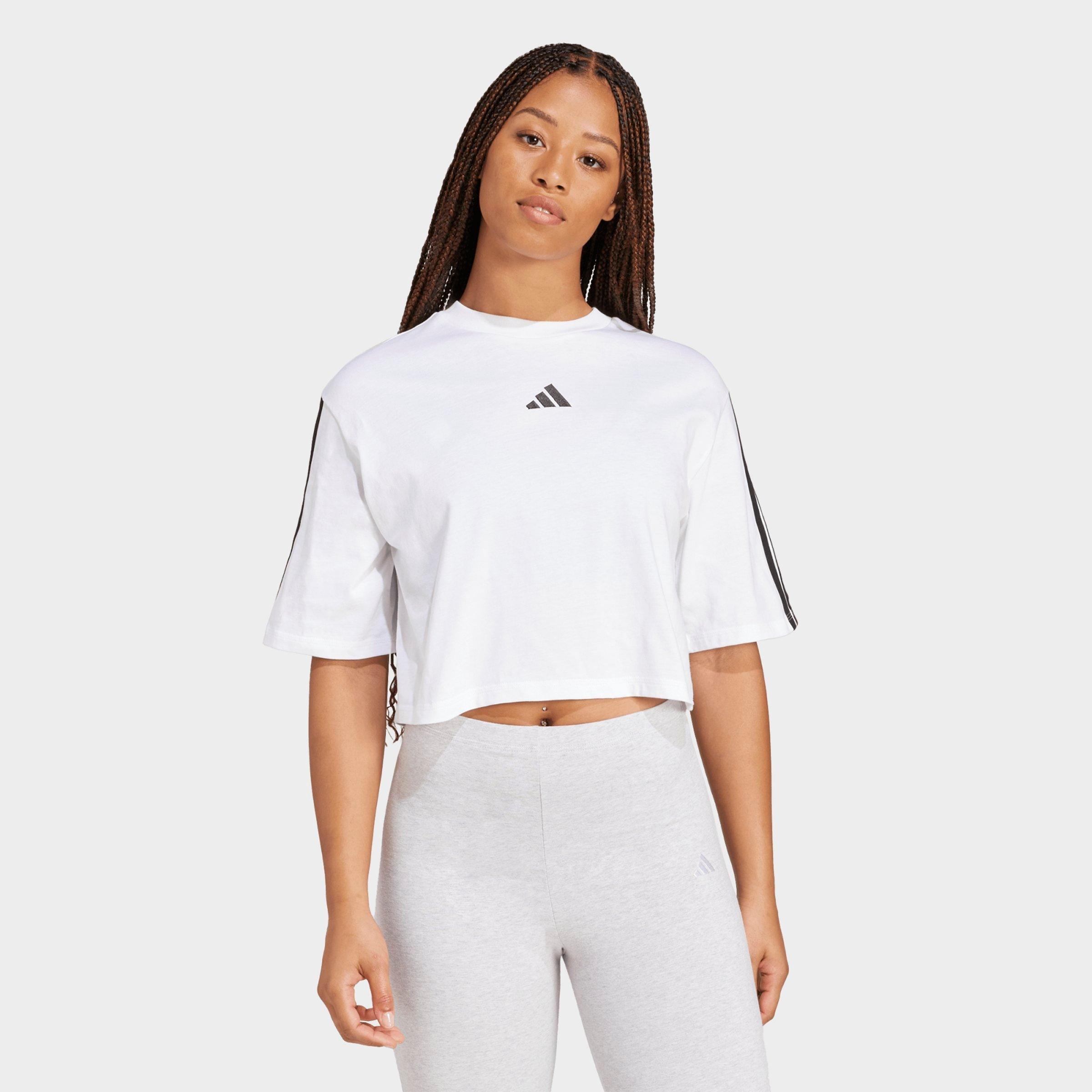 Click here for adidas Womens Essentials 3-Stripes Cotton Loose T-... prices