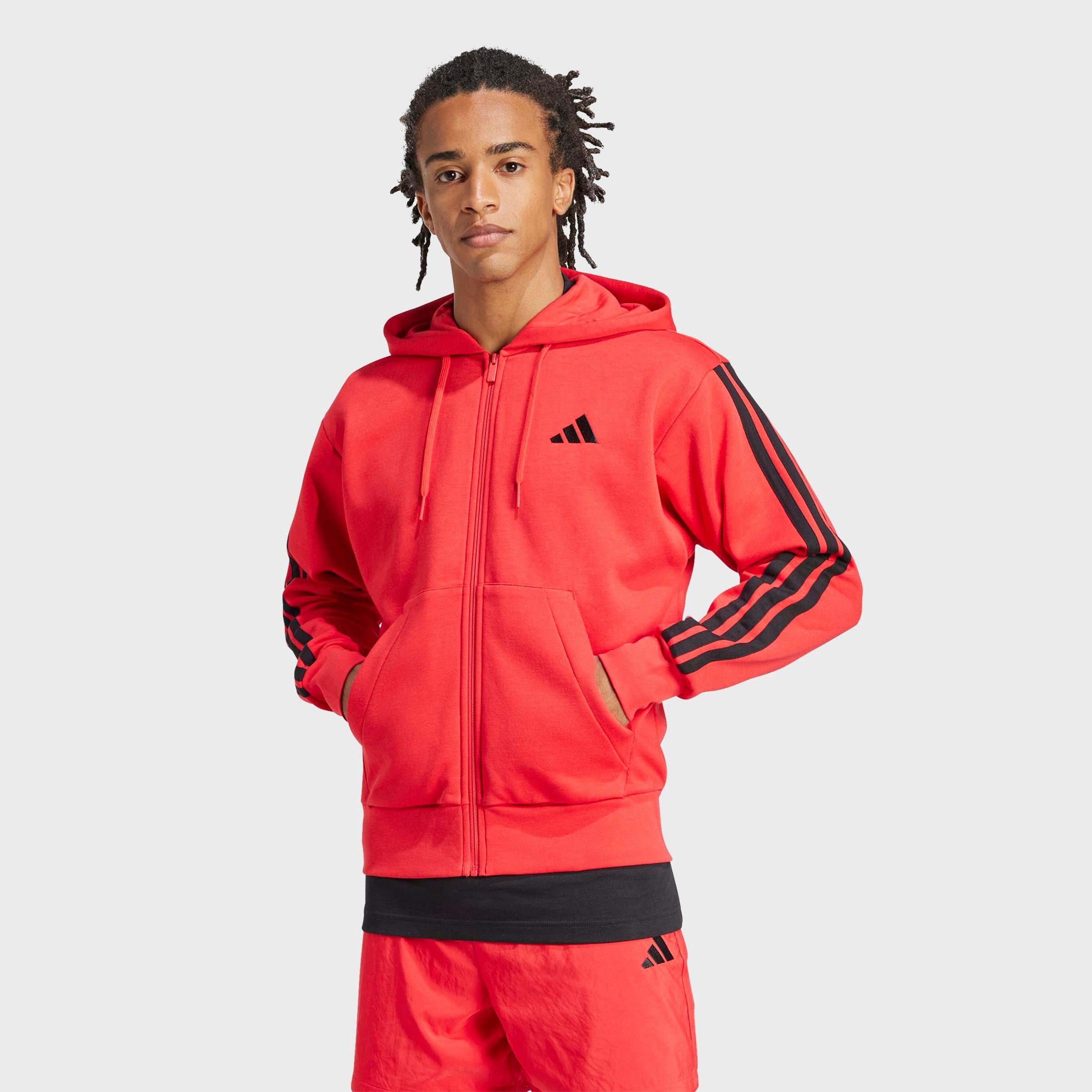 Click here for adidas Mens Regular-Fit 3-Stripes Full-Zip Fleece... prices