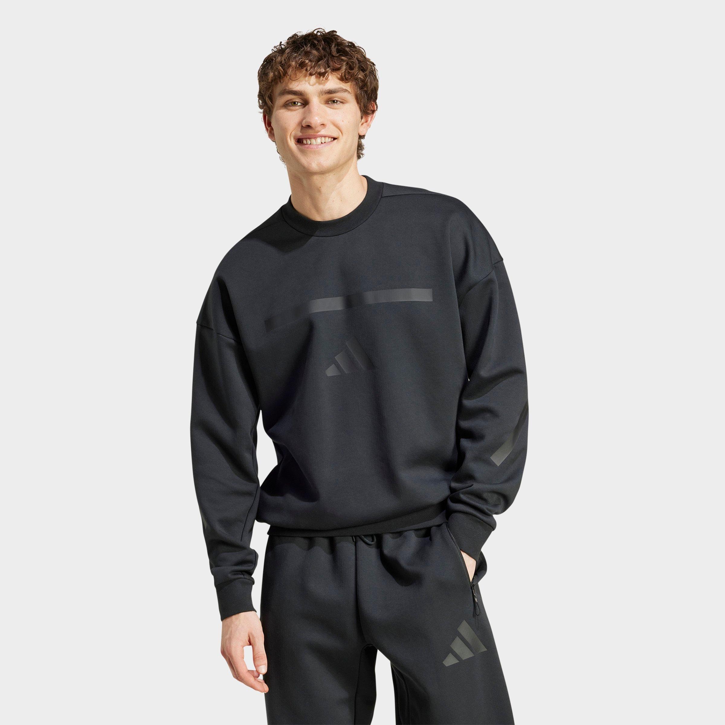 Click here for adidas Mens Z. N.E. Crewneck Sweatshirt in Black S... prices