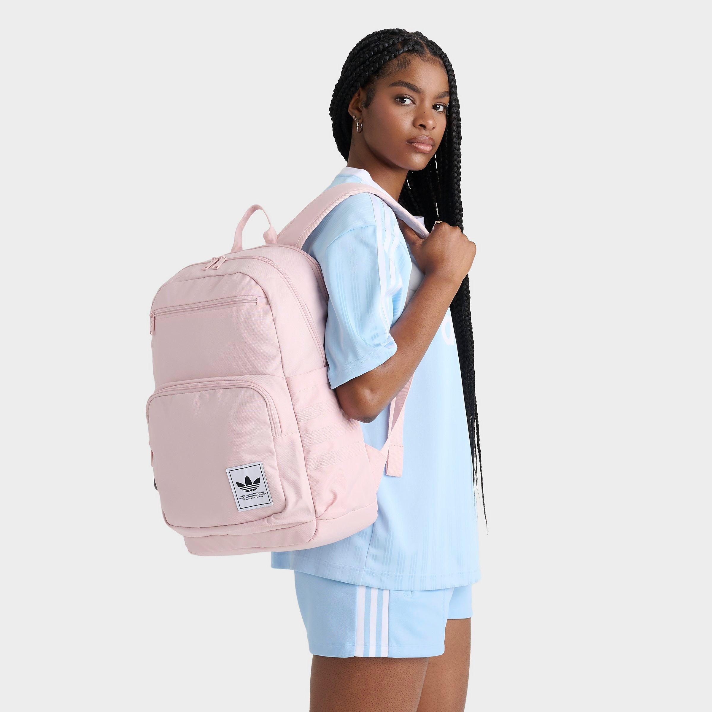 Click here for adidas Originals Premise Backpack in Sandy Pink/Gr... prices