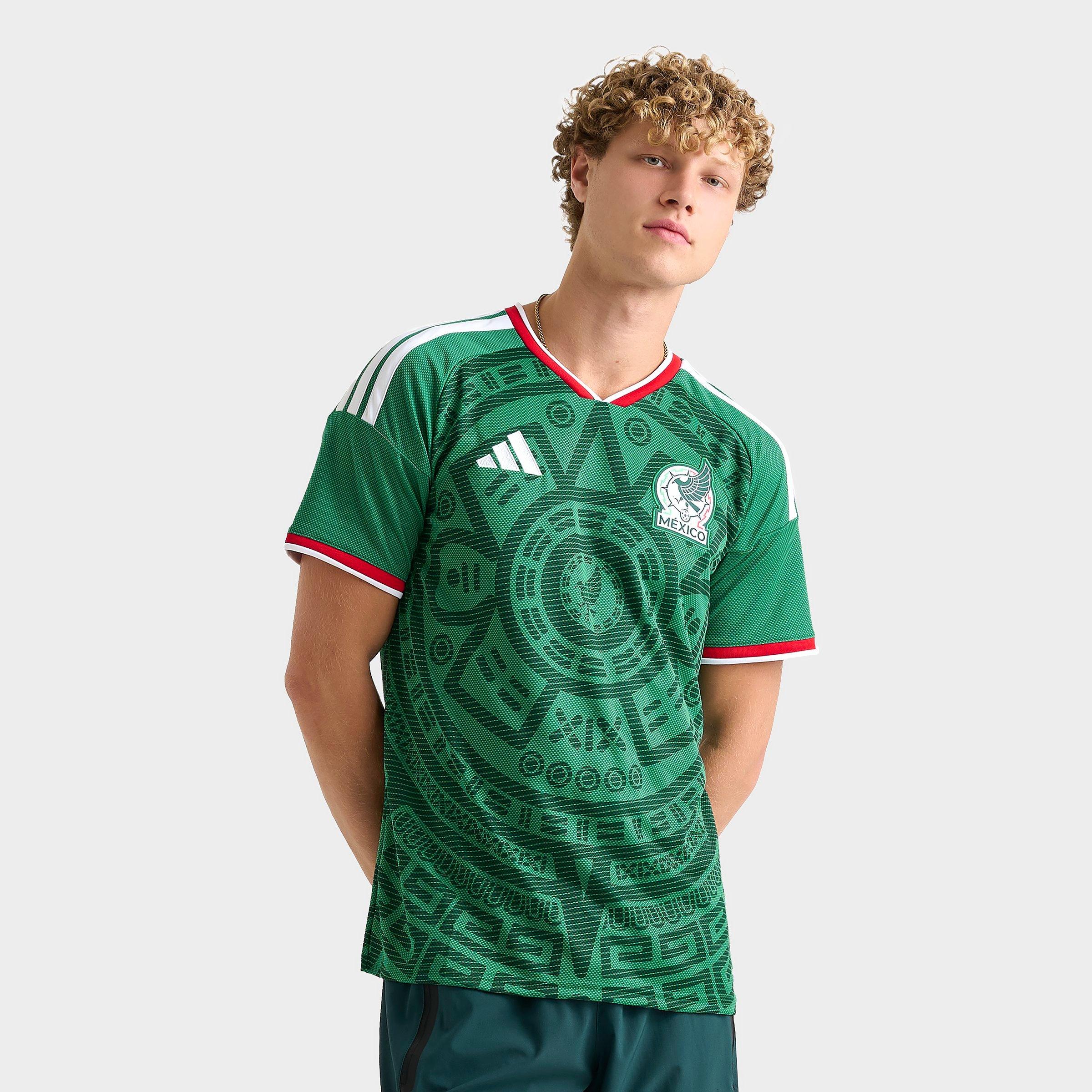 Click here for adidas Mens Mexico Home Replica Soccer Jersey in B... prices