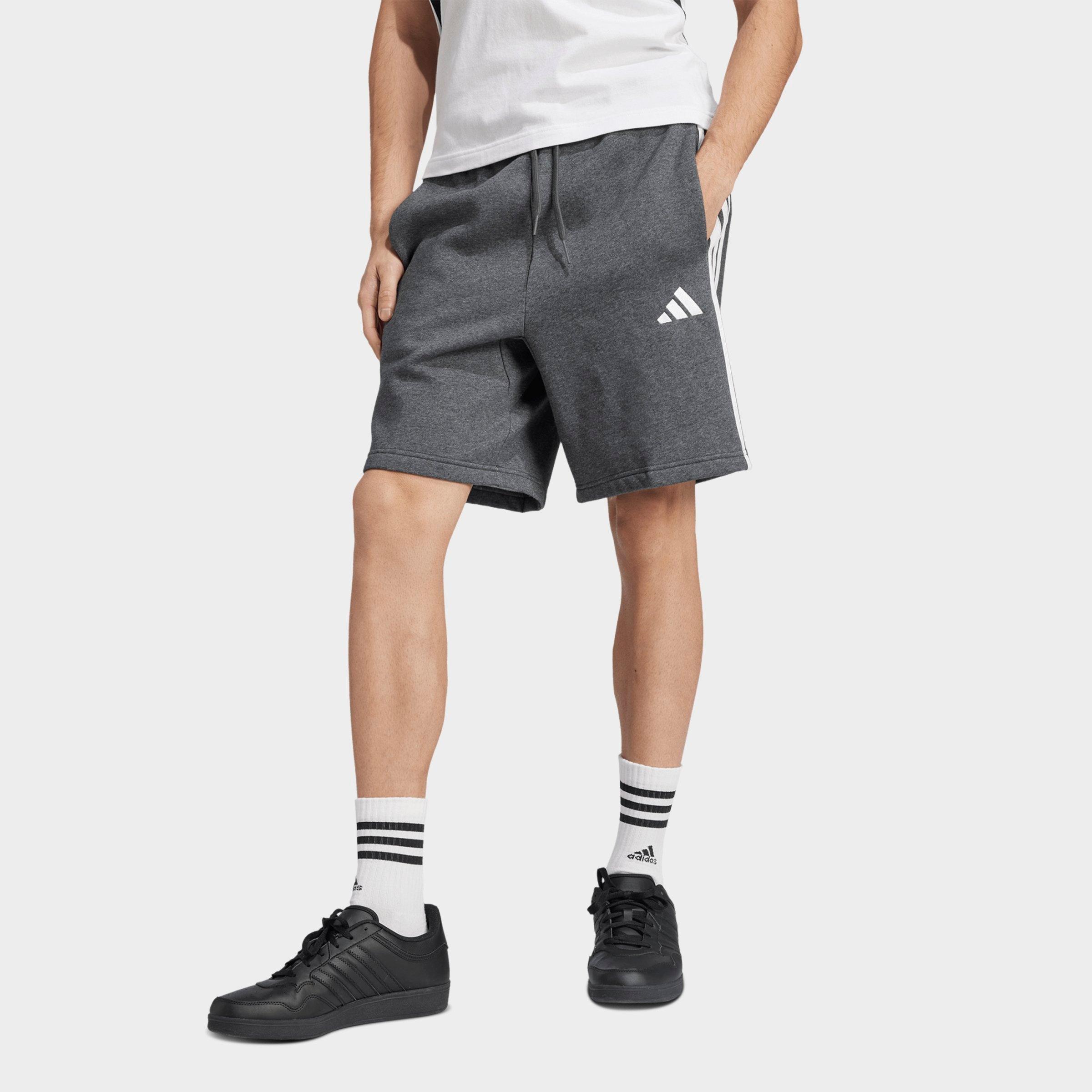 Click here for adidas Mens Essential Three Stripes Fleece Shorts... prices
