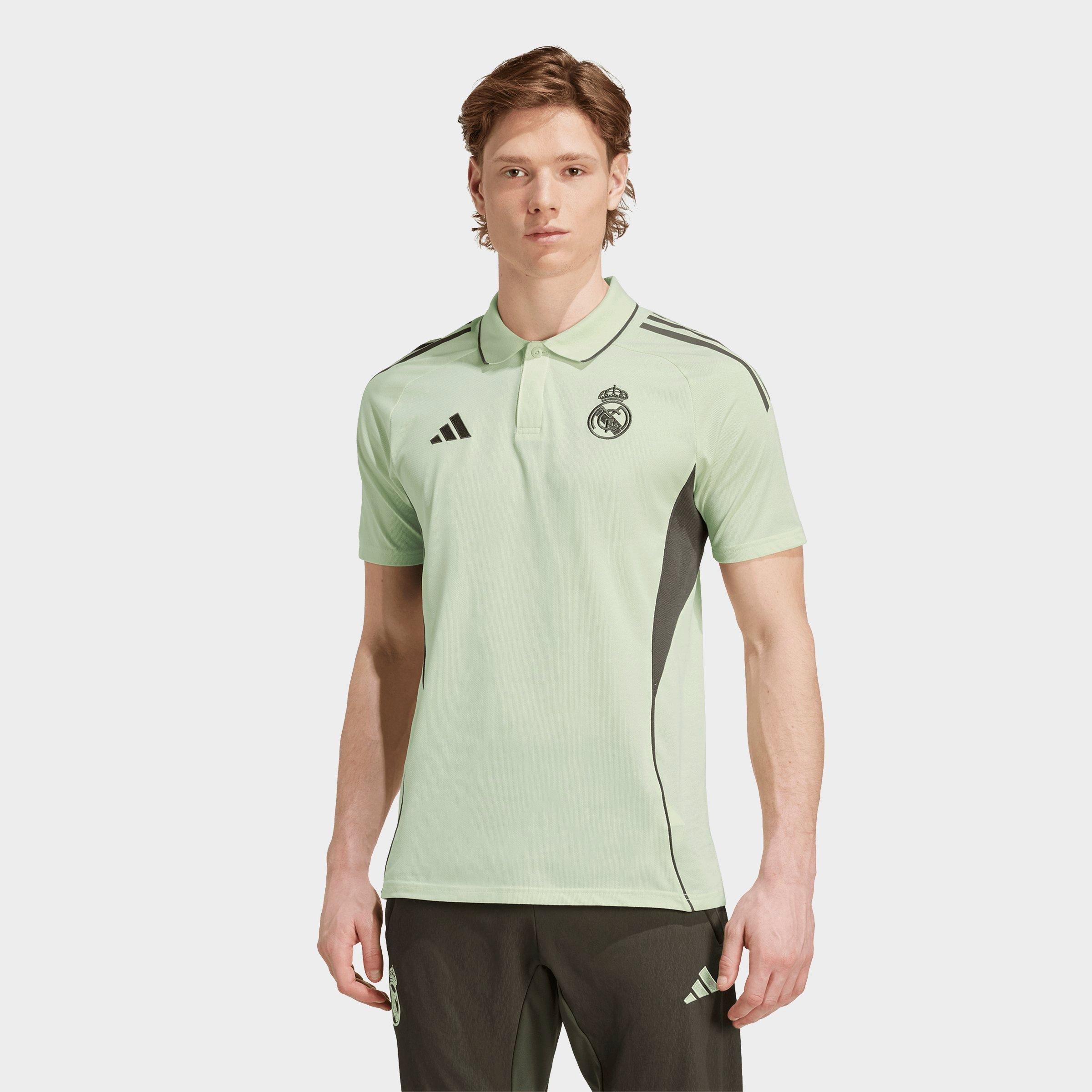 Click here for Adidas Mens Light Green Real Madrid 2025/26 Traini... prices