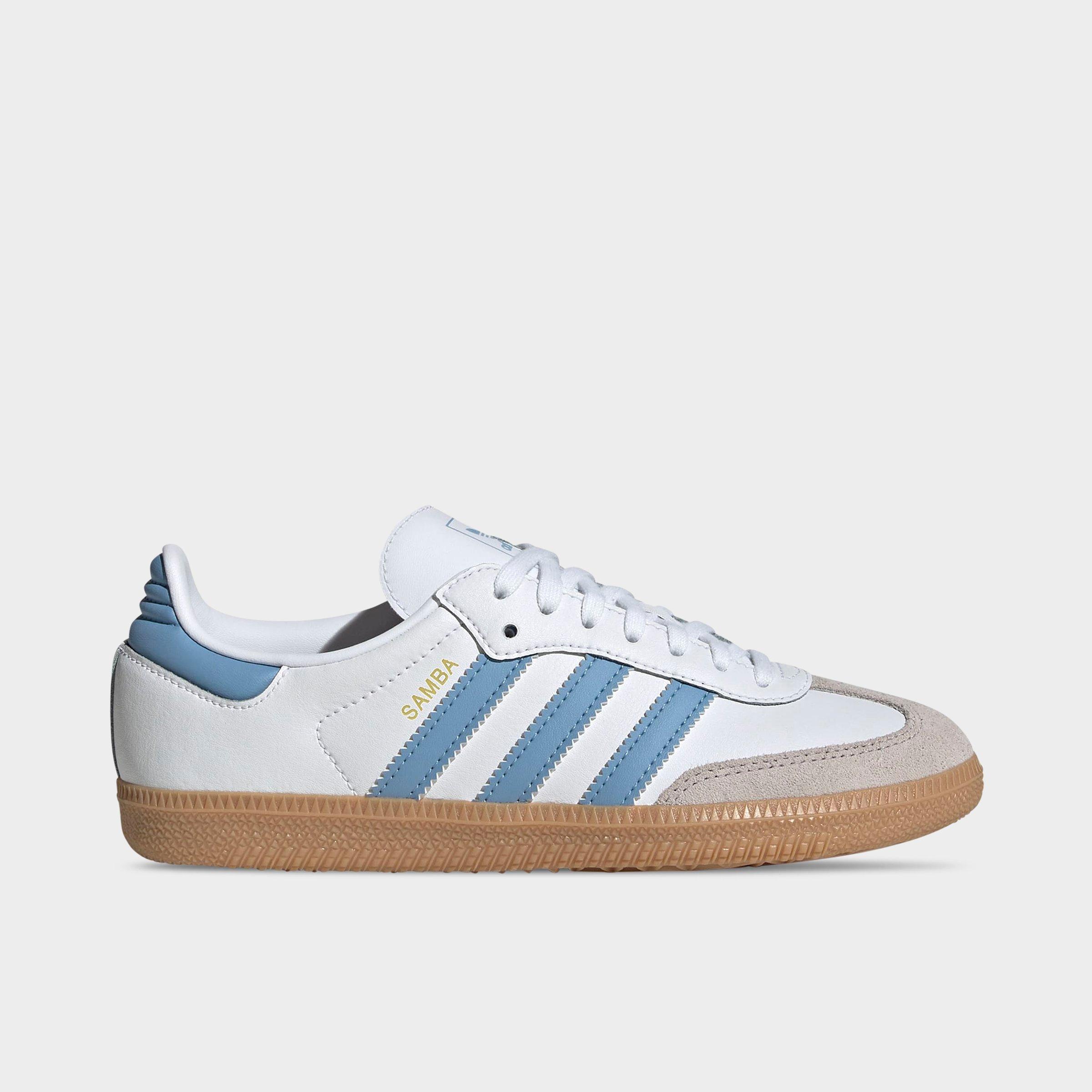 Click here for adidas Big Kids Originals Samba Casual Shoes in Wh... prices