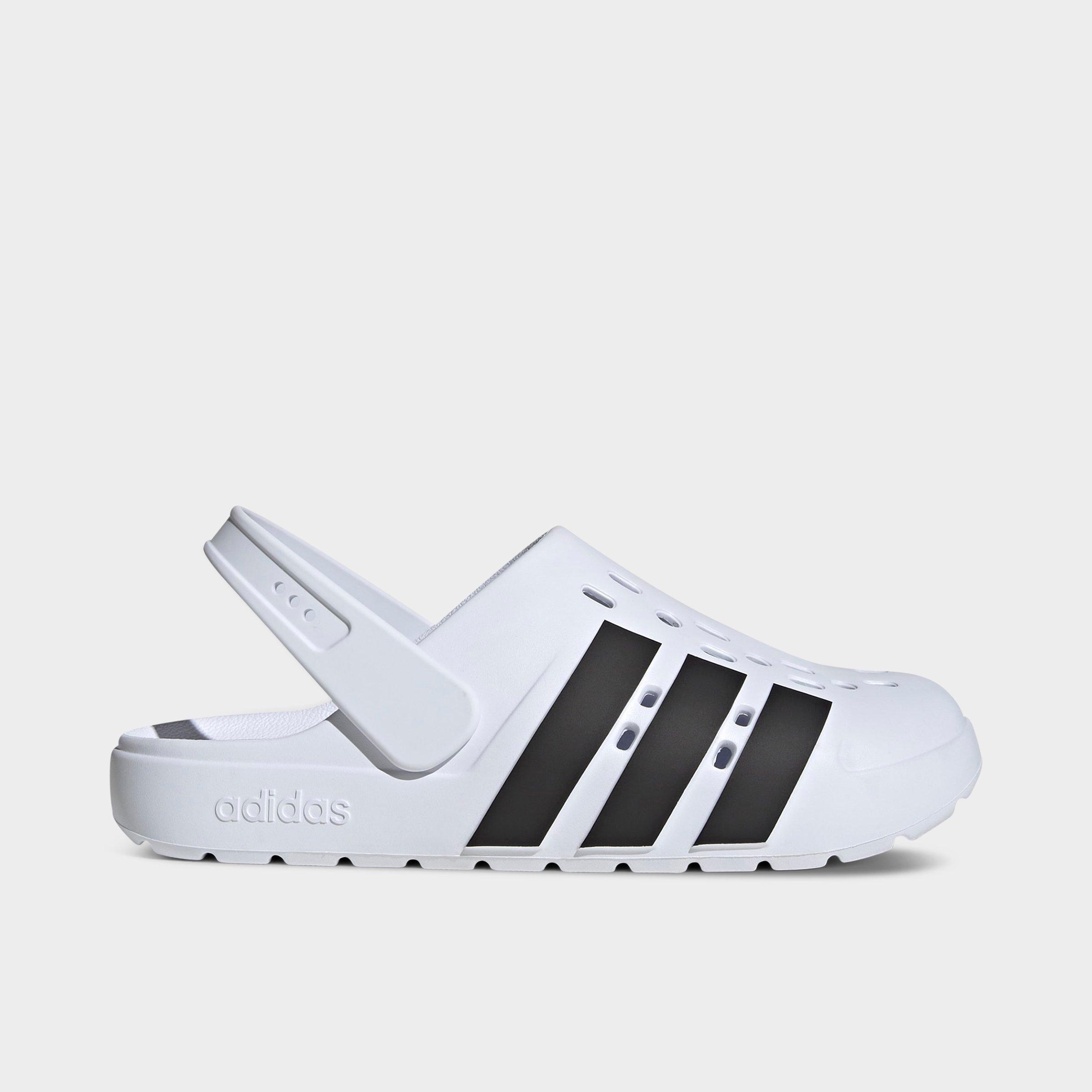 Click here for adidas Mens adilette 2.0 Clog Shoes in White/Black... prices