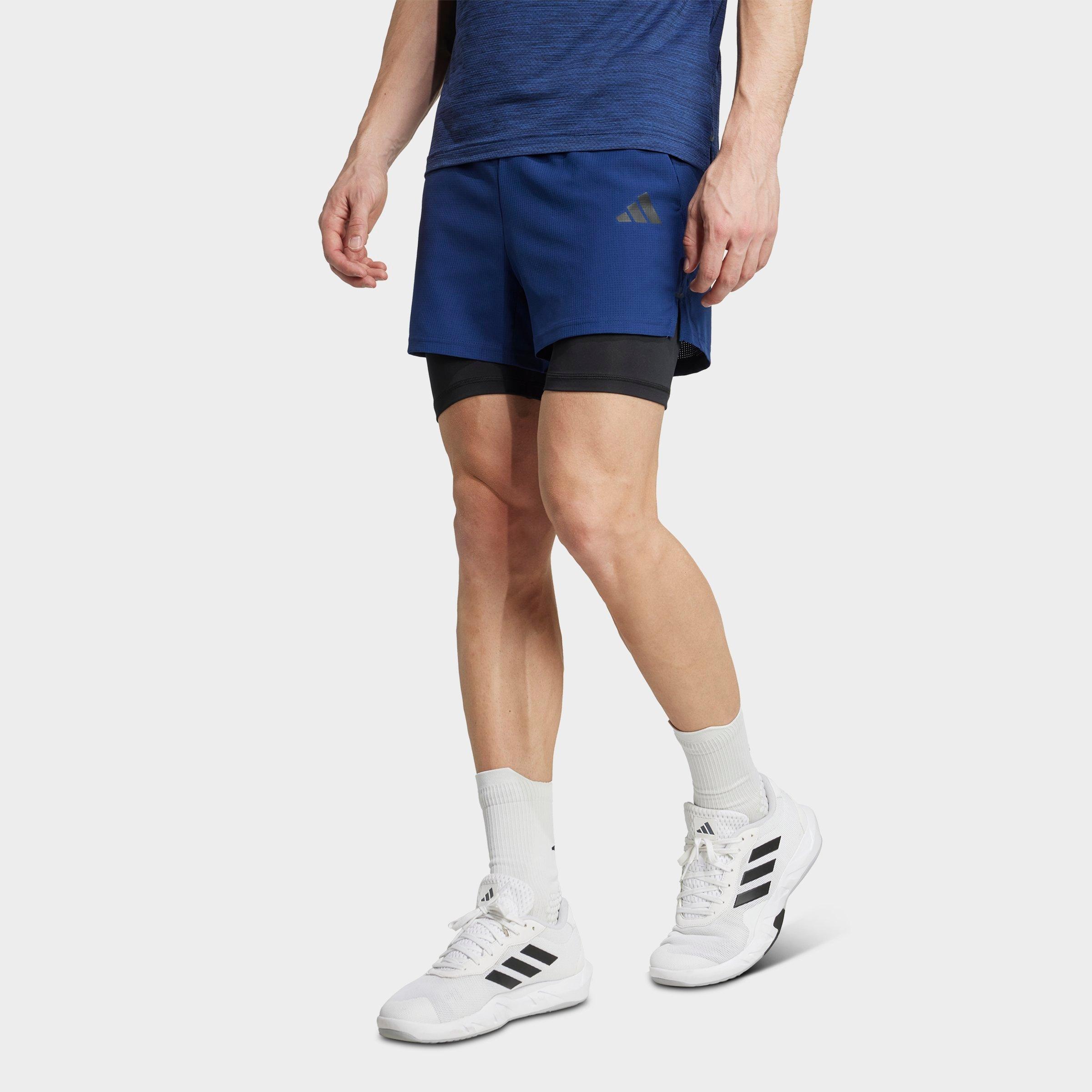 Click here for adidas Mens Gym 2-in-1 7 Shorts - Dark Blue prices