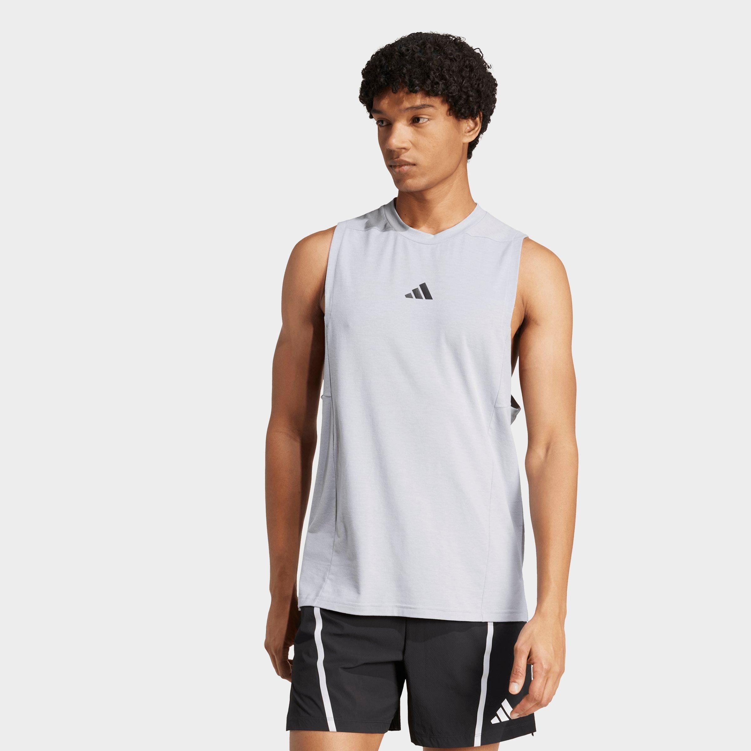 Click here for adidas Mens Designed For Training Tank Top in Halo... prices
