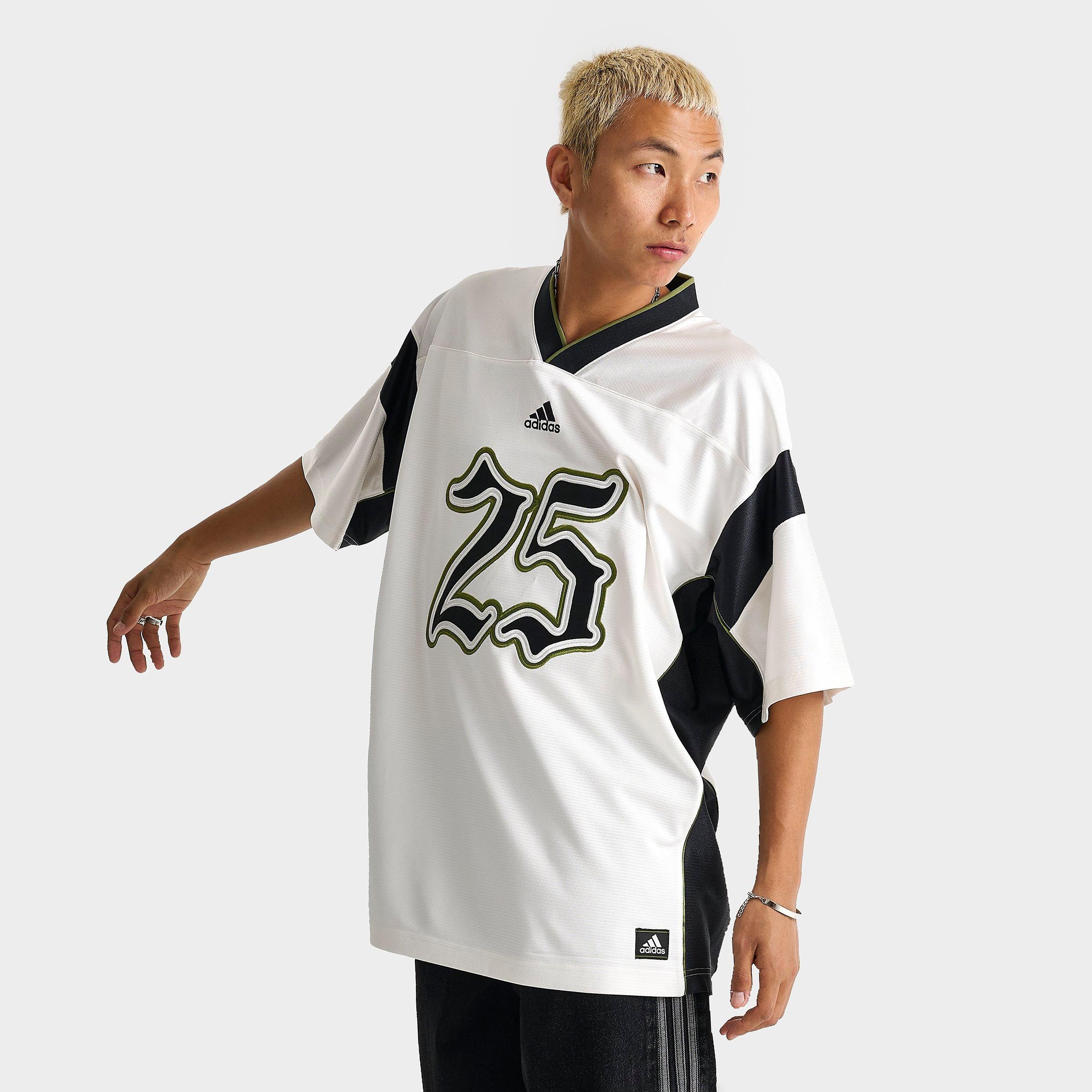 Click here for adidas Mens Graphic Football Jersey in Cloud White... prices