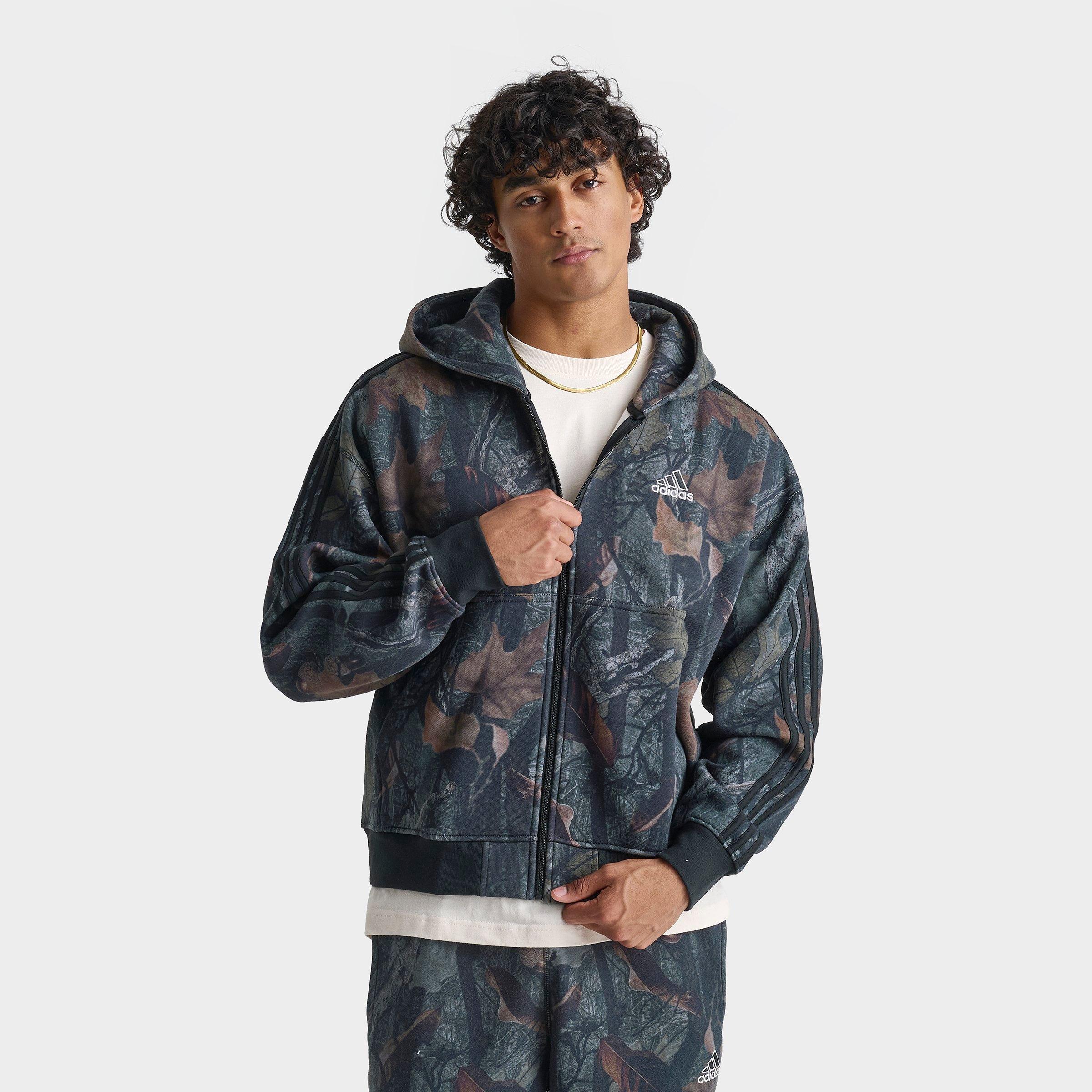 Click here for adidas Mens Originals Camouflage Full-Zip Hoodie i... prices
