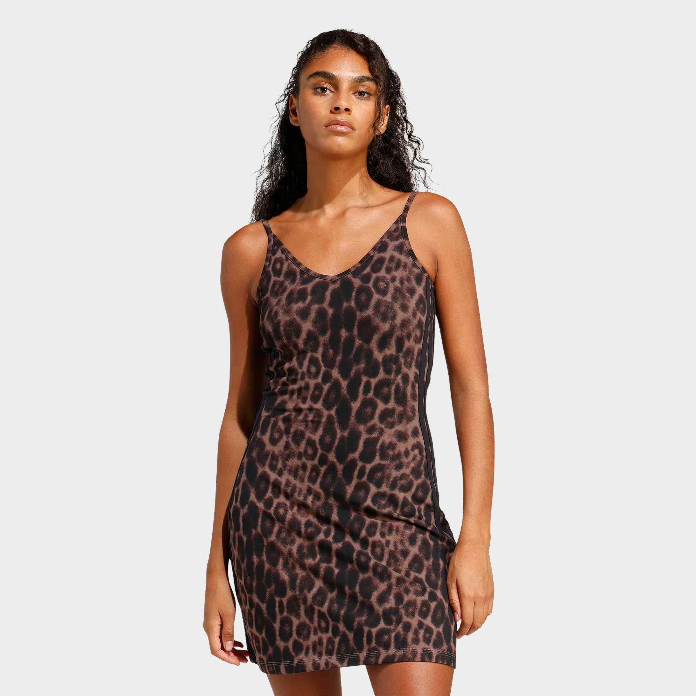 Click here for adidas Womens Essentials 3-Stripes Leopard Print M... prices