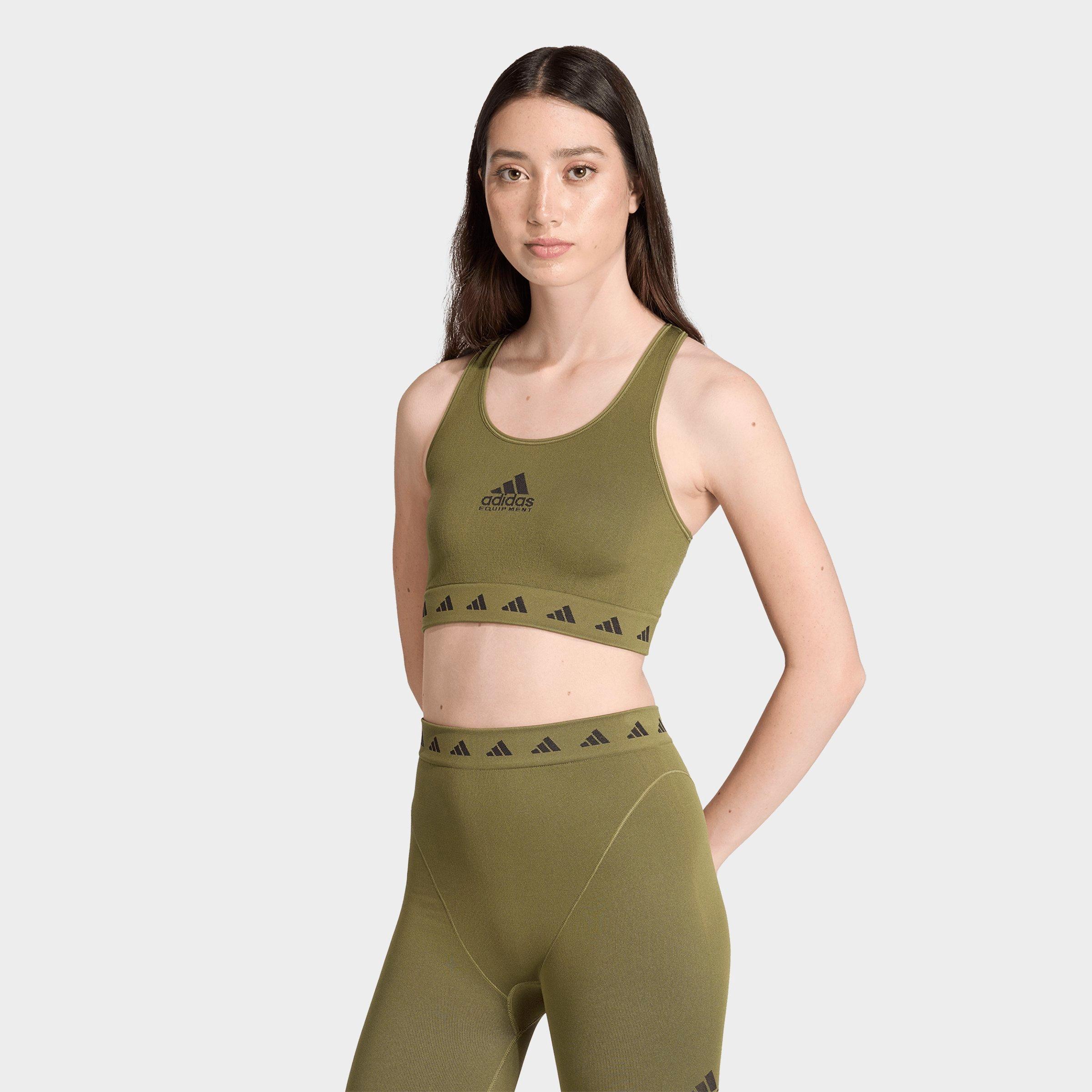 Click here for adidas Womens Equipment Tank Top in Focus Olive/Bl... prices