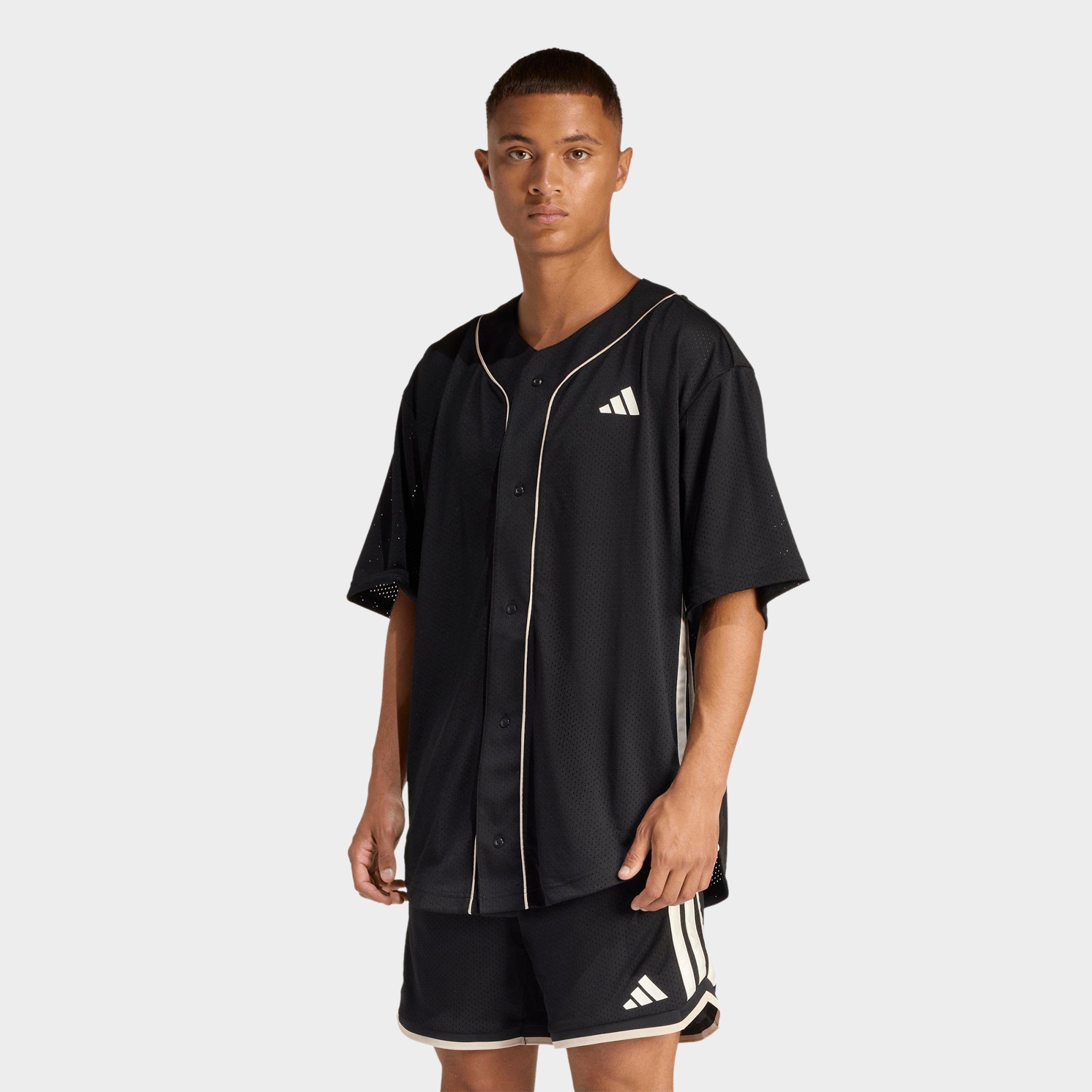 Click here for Nike Mens adidas Stadium Mesh Baseball Shirt in Bl... prices