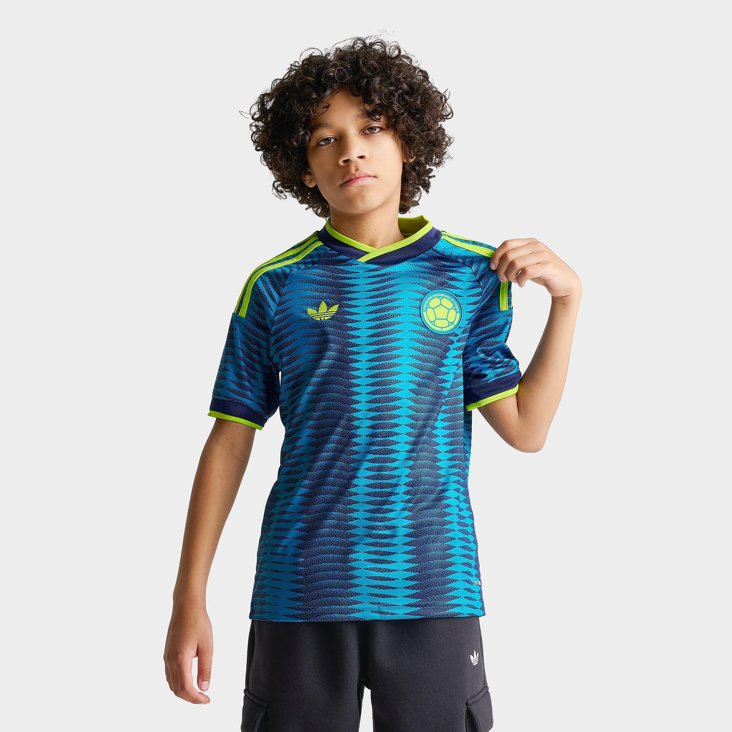 Click here for Adidas Big Boys and Girls Turquoise Colombia Natio... prices
