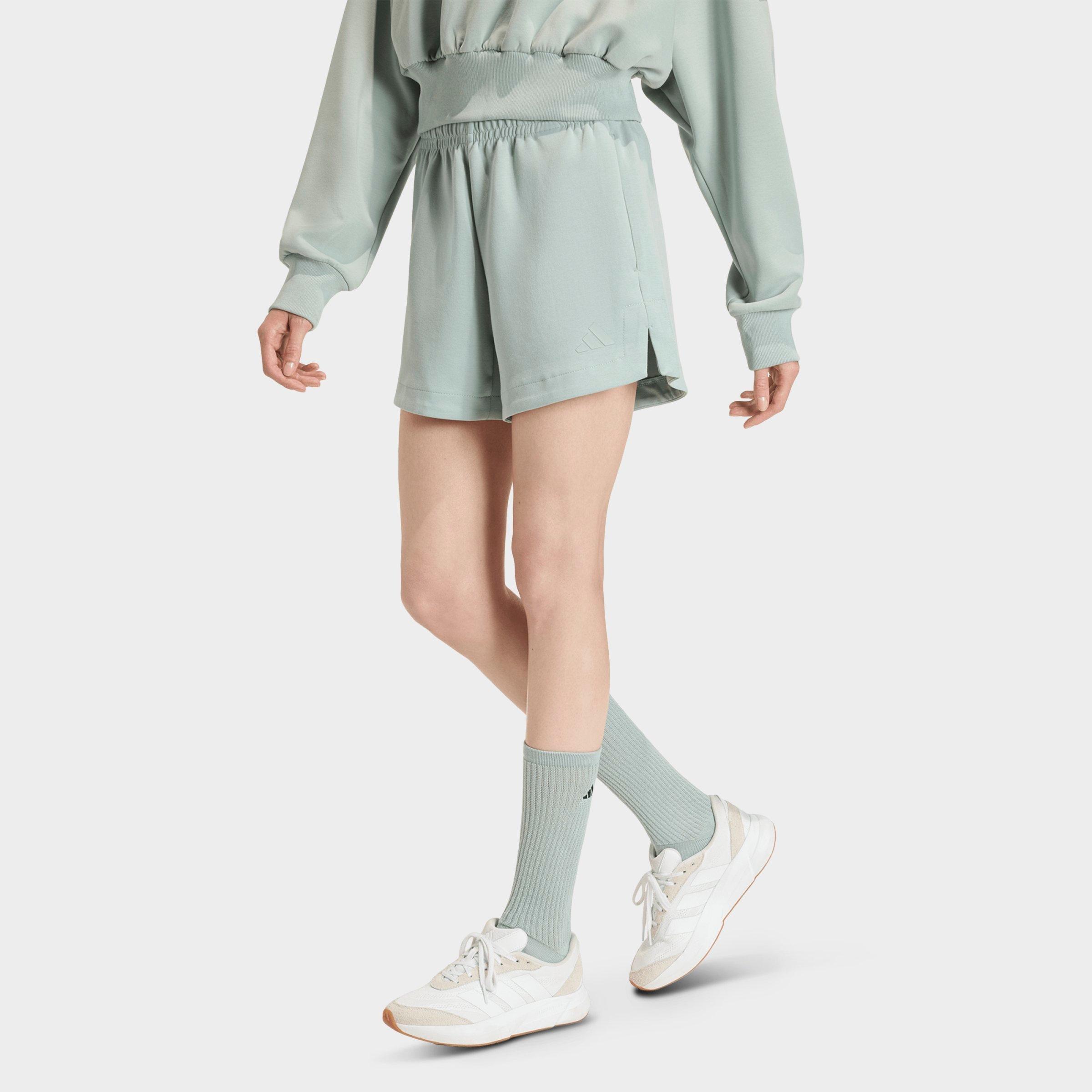 Click here for adidas Womens Sportswear Soft Lux Loose Shorts in... prices