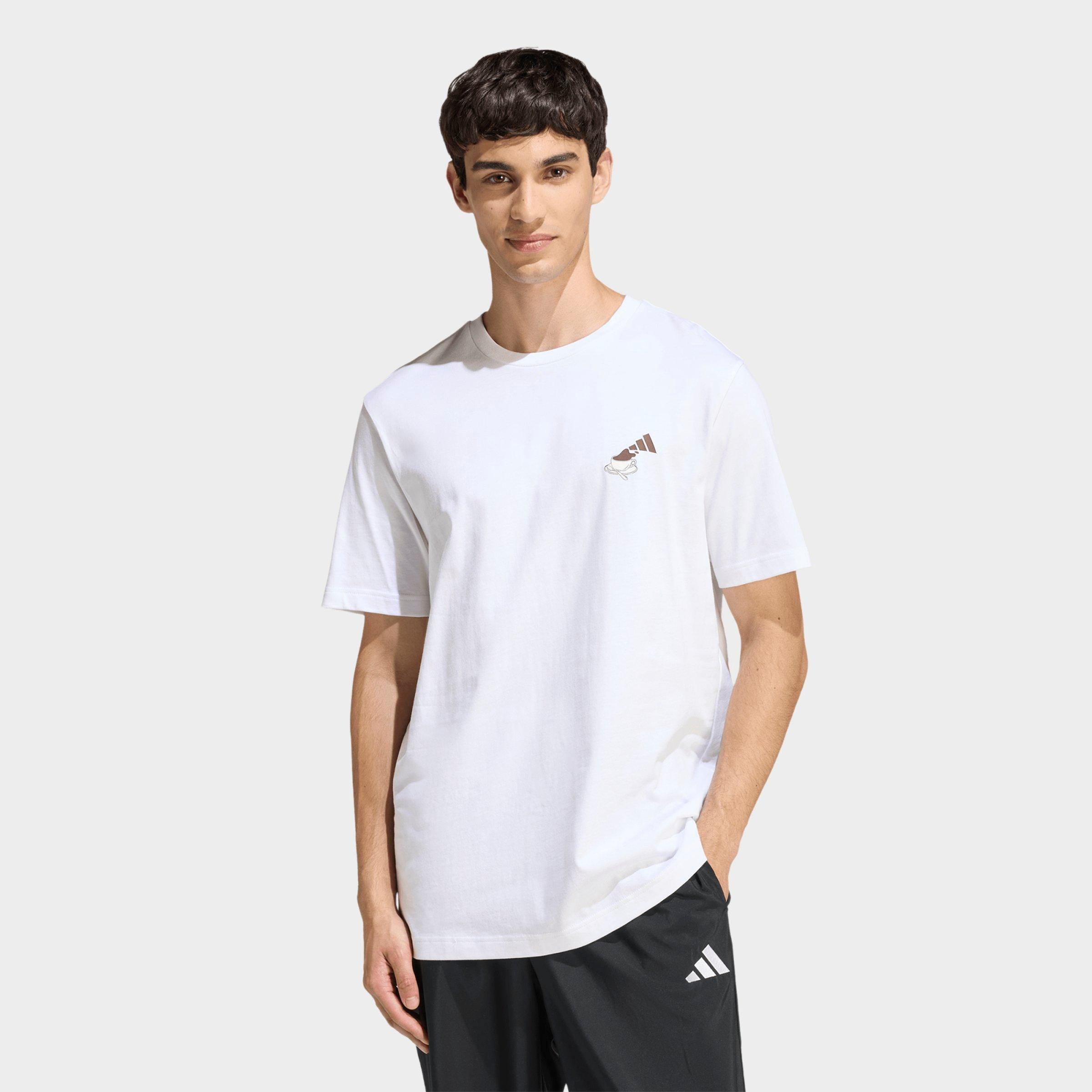 Click here for adidas Mens Cheesecake Crewneck Graphic T-Shirt -... prices