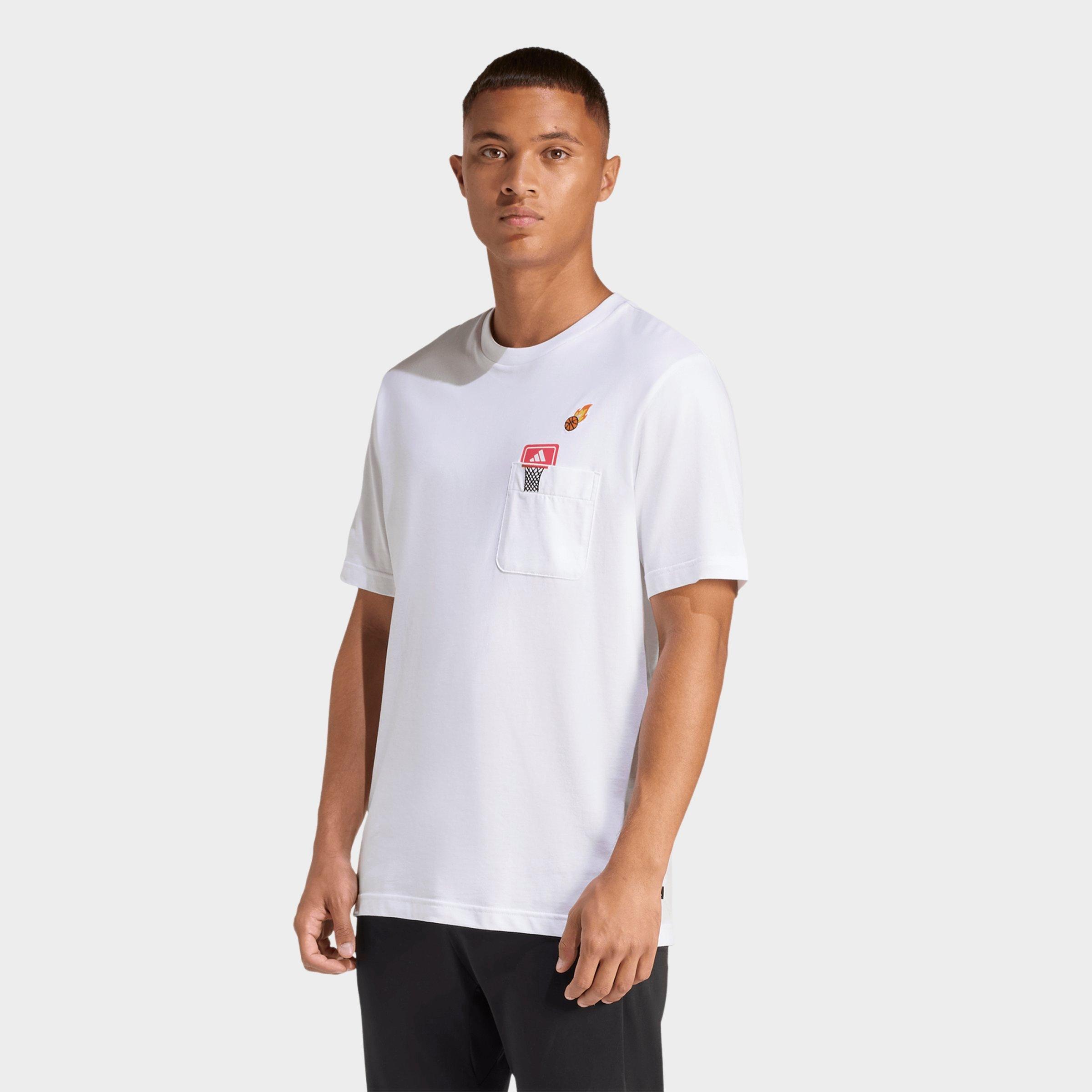 Click here for Adidas Mens Mini Basketball Embroidery Graphic T-S... prices