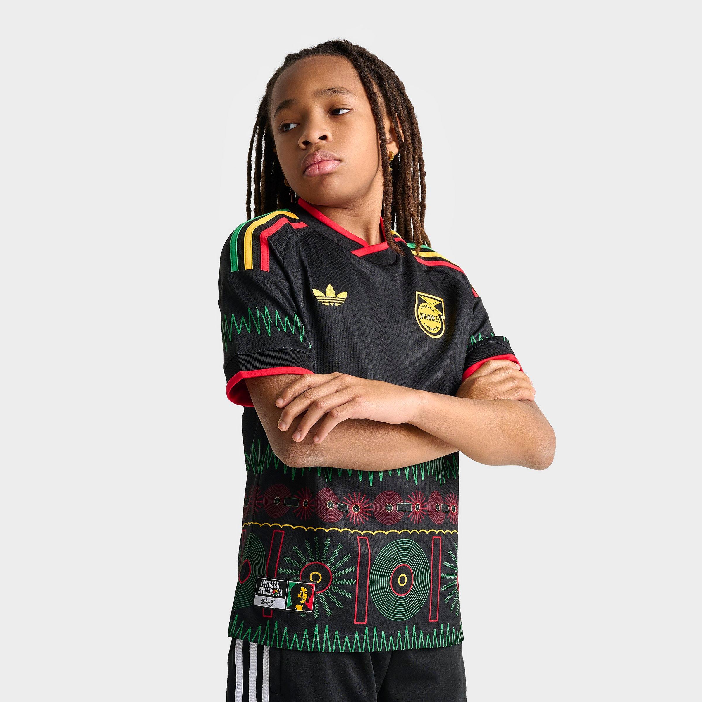Click here for adidas Big Kids x Bob Marley Jamaica 26 Away Repli... prices
