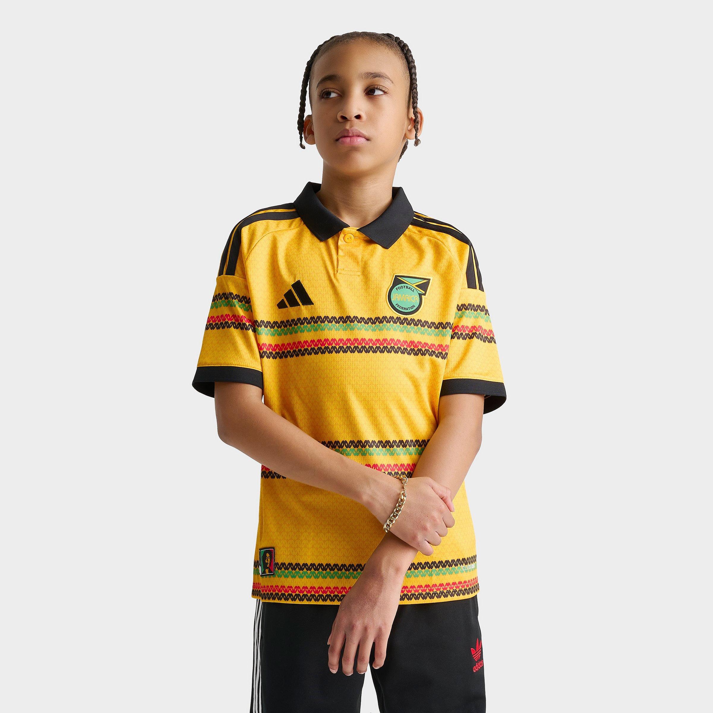 Click here for adidas Big Kids x Bob Marley Jamaica 26 Home Repli... prices