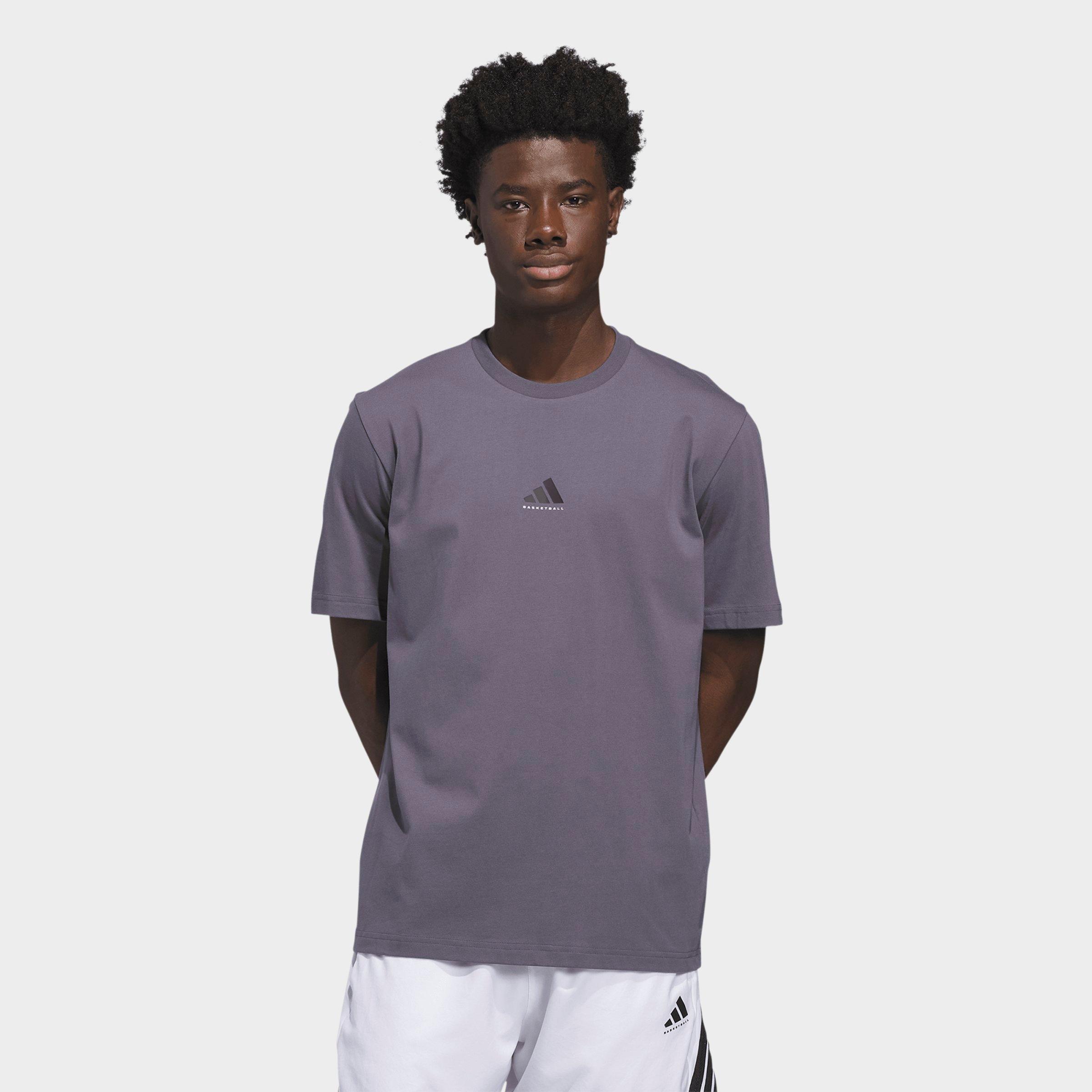Click here for adidas Mens Basketball Logo T-Shirt in Aurora Onix... prices
