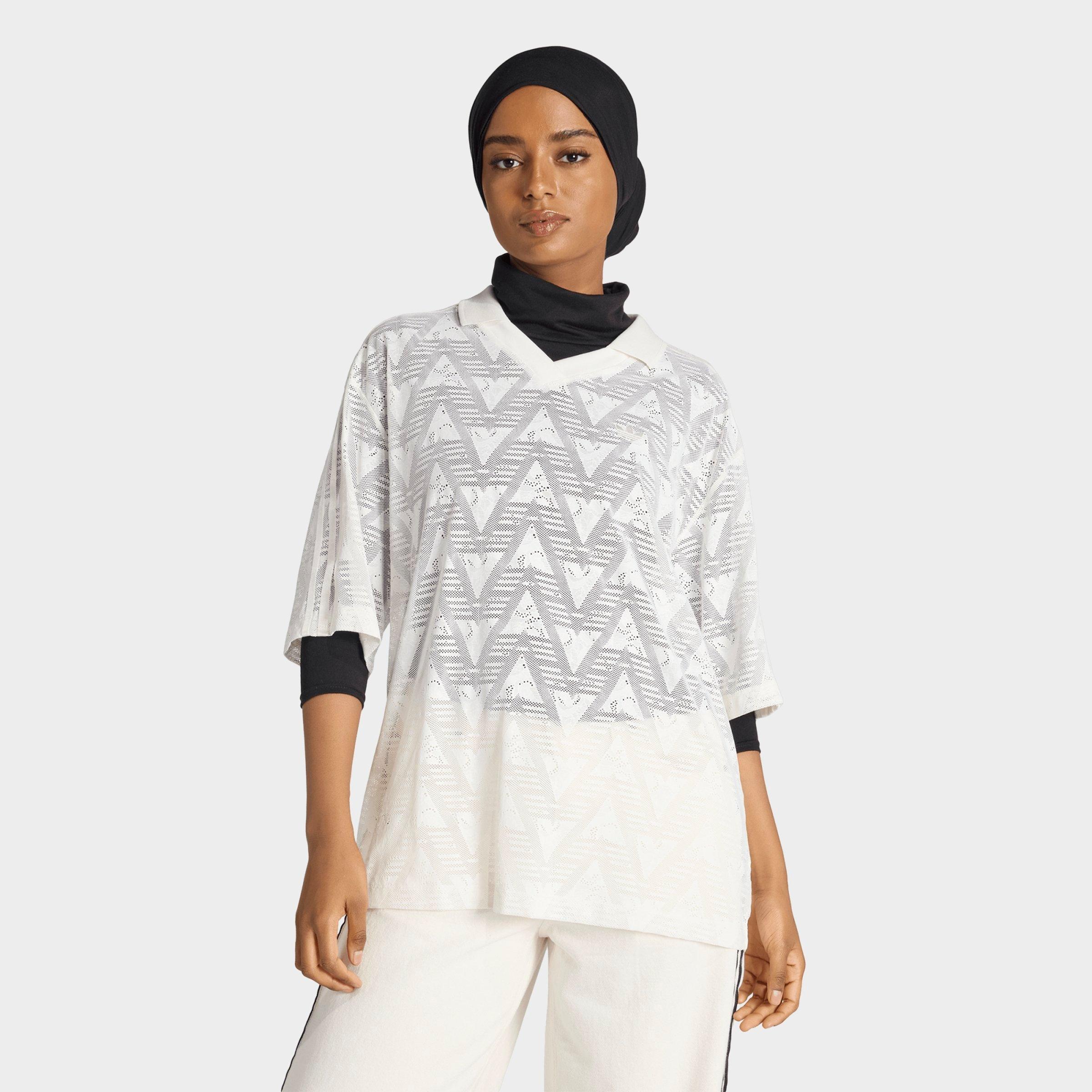 Click here for adidas Womens Originals Lace Football Jersey in Cl... prices