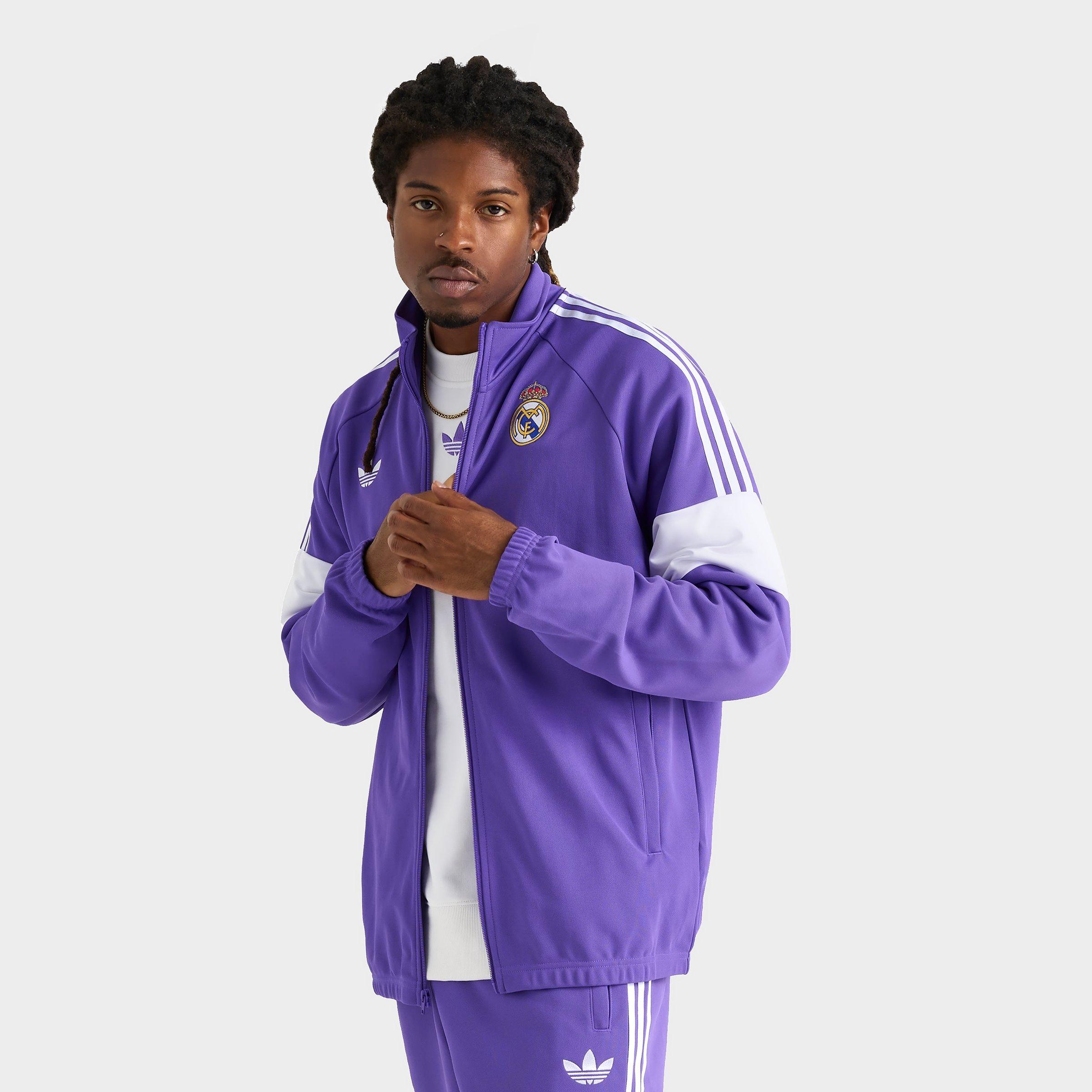 Click here for adidas Mens Real Madrid LFSTLR Track Top in Purple... prices