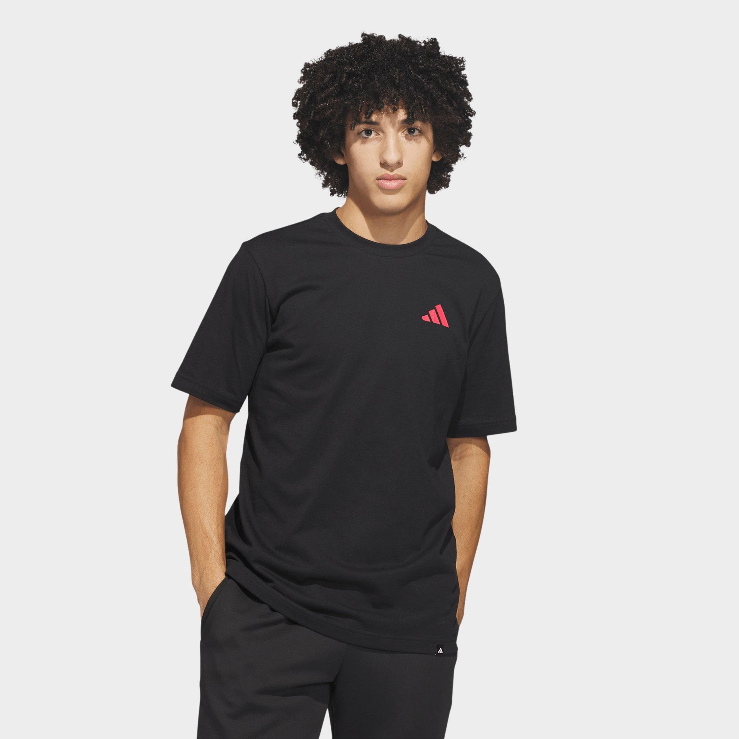 Click here for adidas Mens Everyday Getaway Graphic T-Shirt in Bl... prices