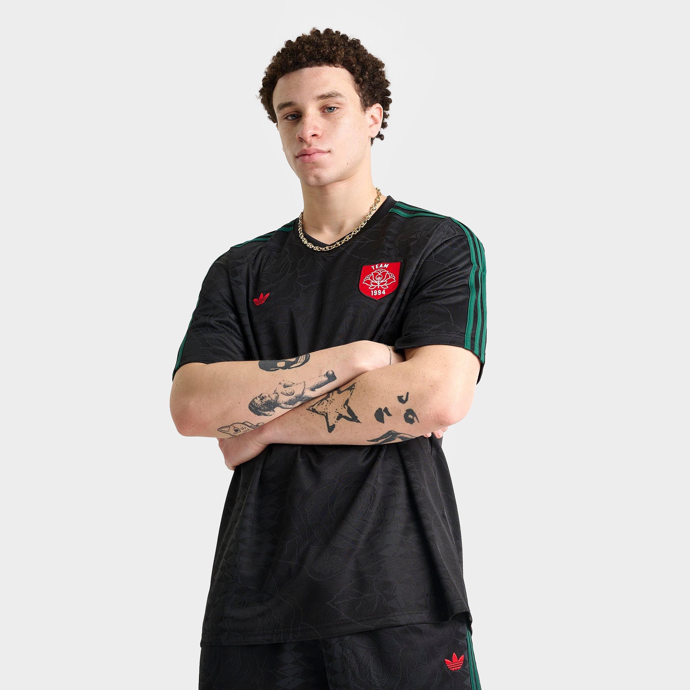 Click here for adidas Mens Originals Roses Soccer Jersey in Black... prices