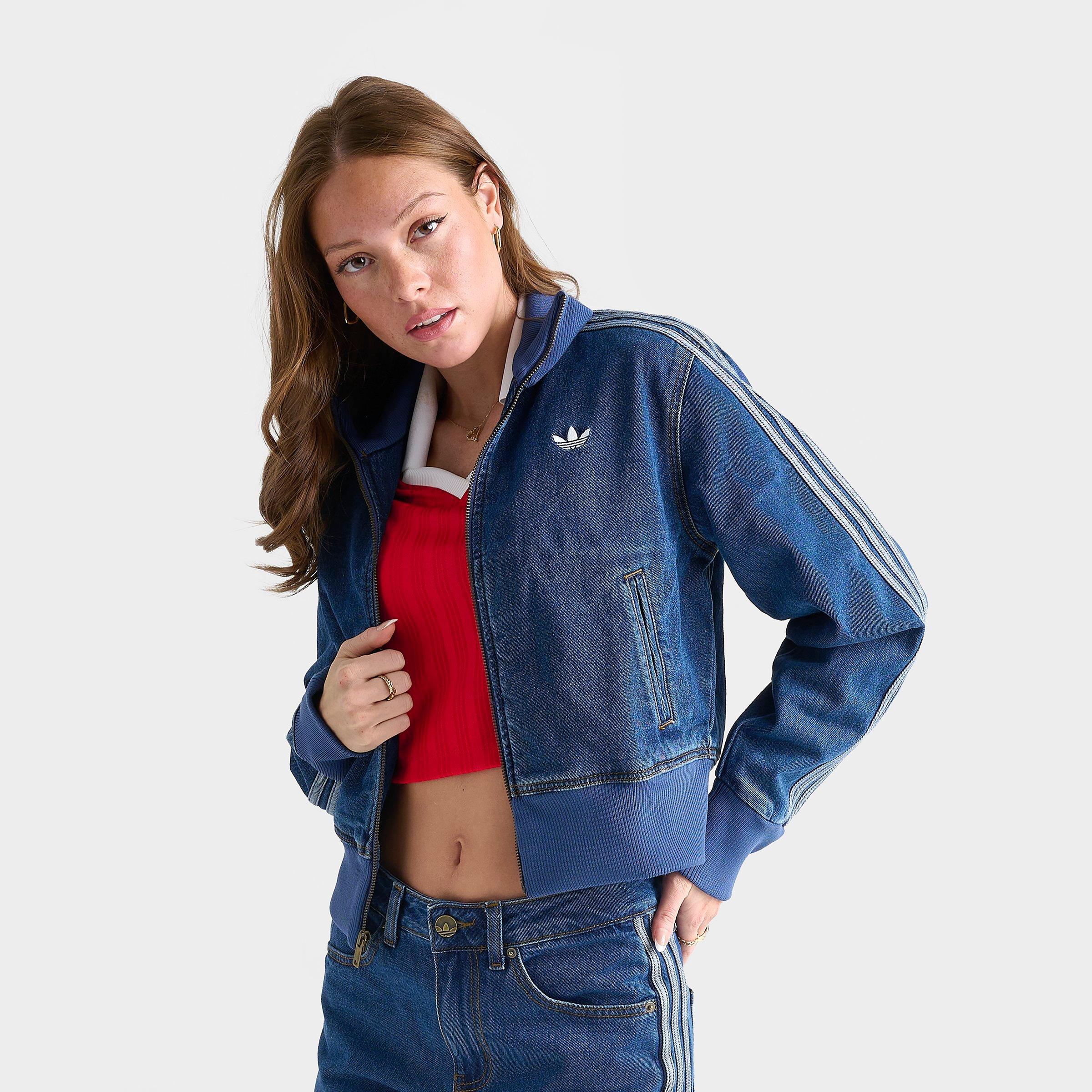 Click here for adidas Womens Originals Firebird Denim Track Top i... prices