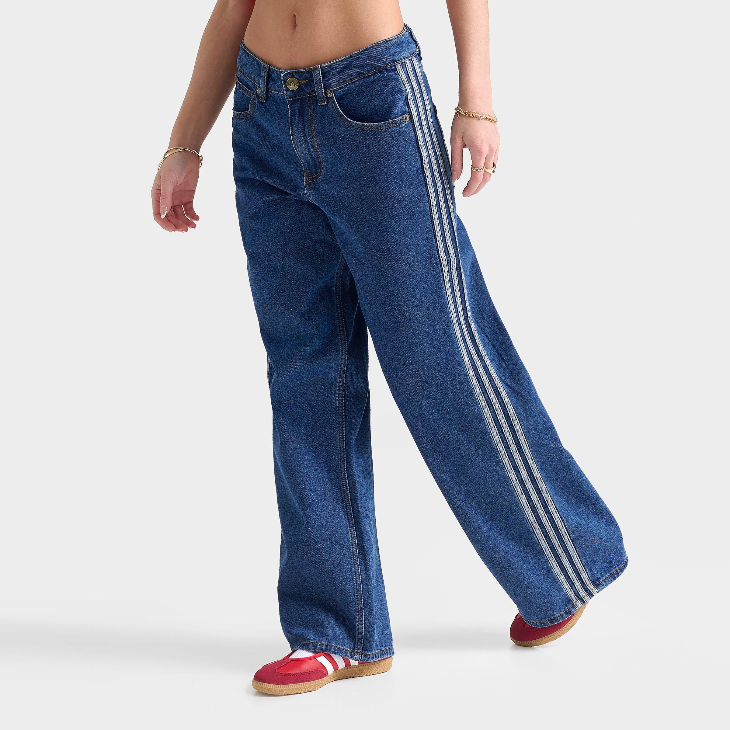 Click here for adidas Womens Originals Firebird Denim Track Pants... prices