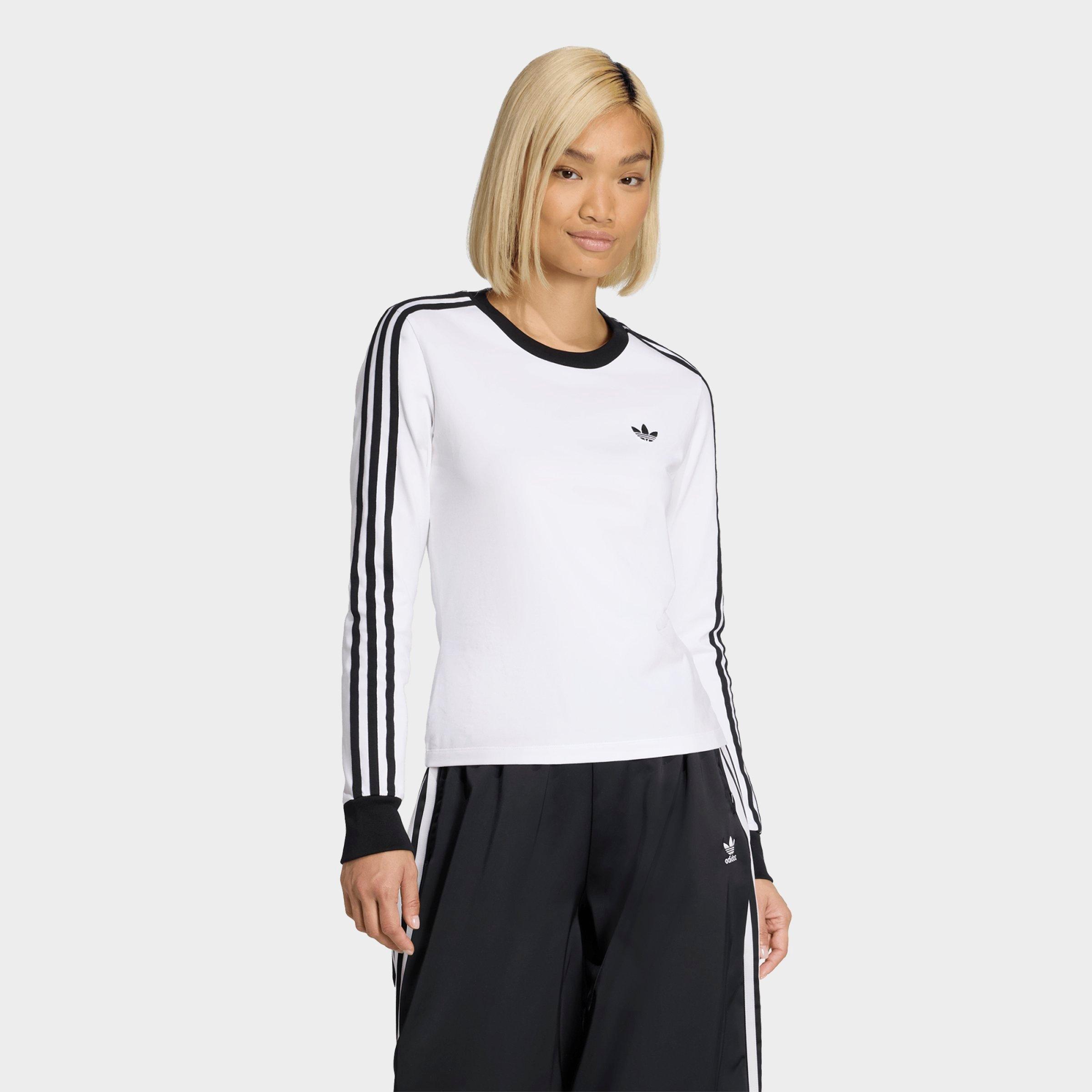 Click here for adidas Womens Originals 3-Stripes Long-Sleeve Slim... prices
