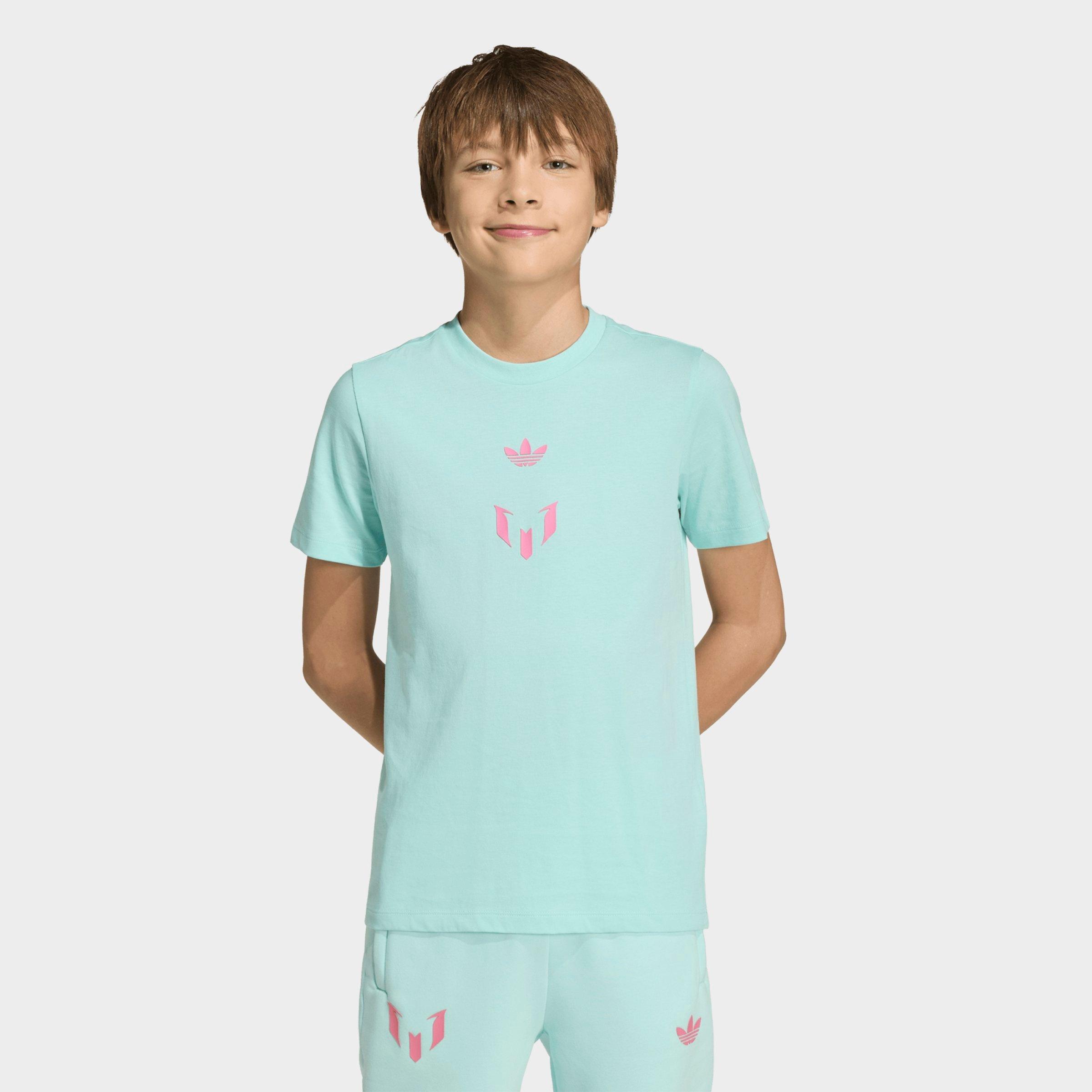 Click here for adidas Big Kids Originals Messi T-Shirt in Semi Fl... prices