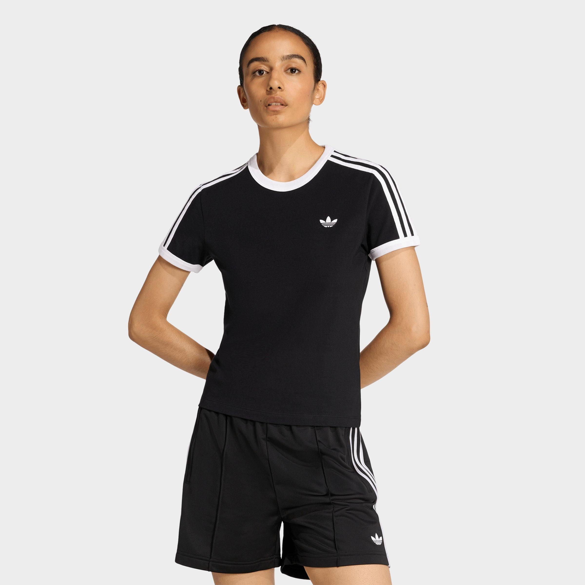 Click here for adidas Womens Originals 3-Stripes Slim T-Shirt in... prices
