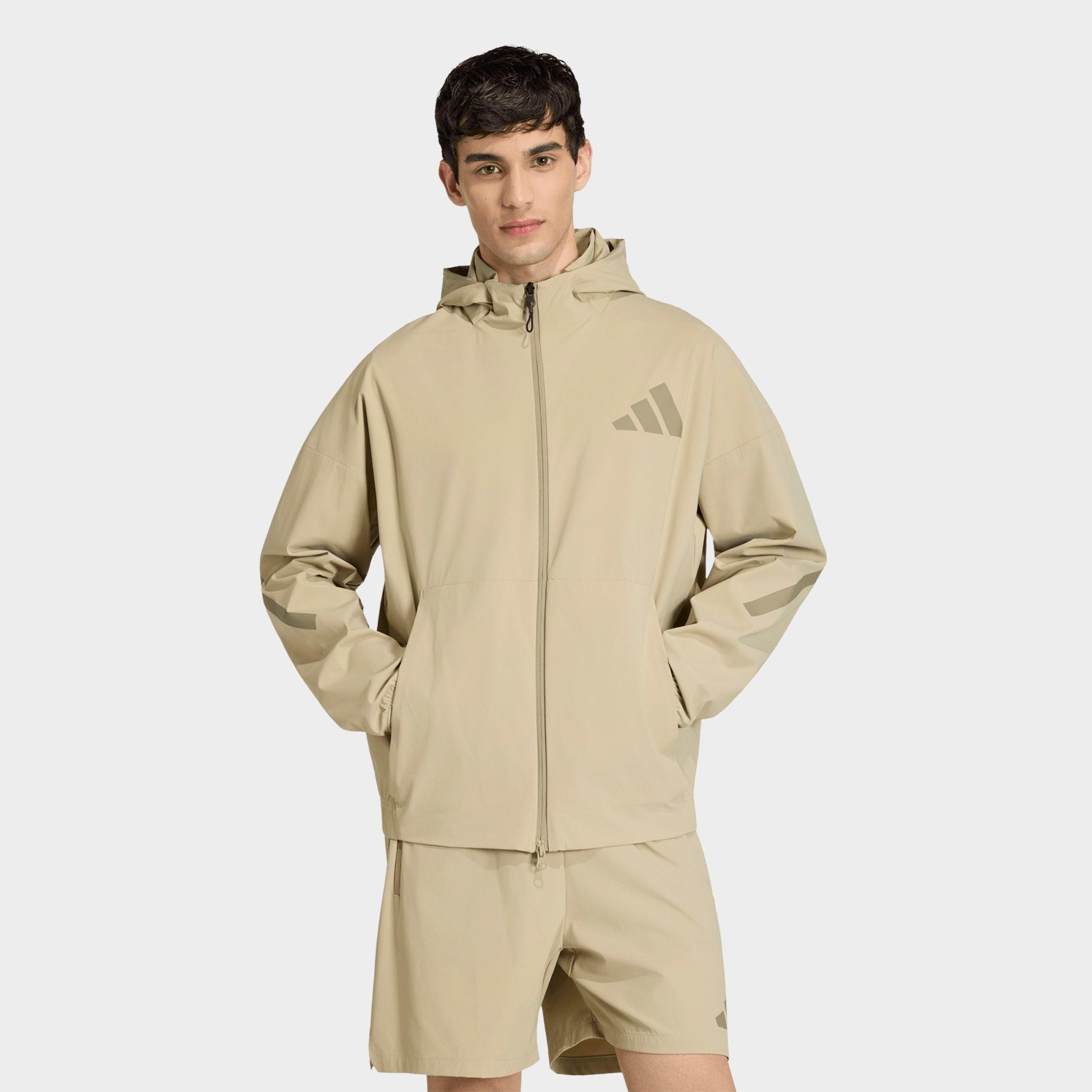 Click here for adidas Mens Z. N.E. Hooded Woven Track Top in Wond... prices