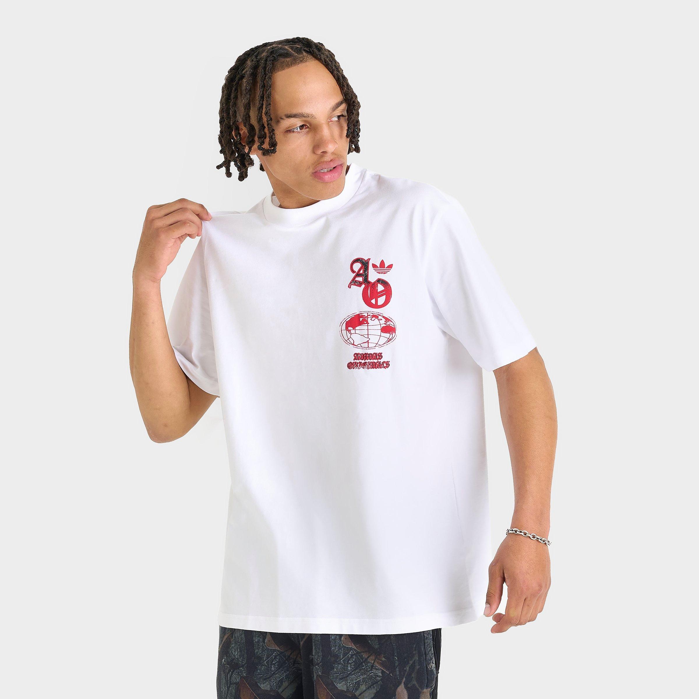 Click here for adidas Mens Originals World Stack T-Shirt in White... prices