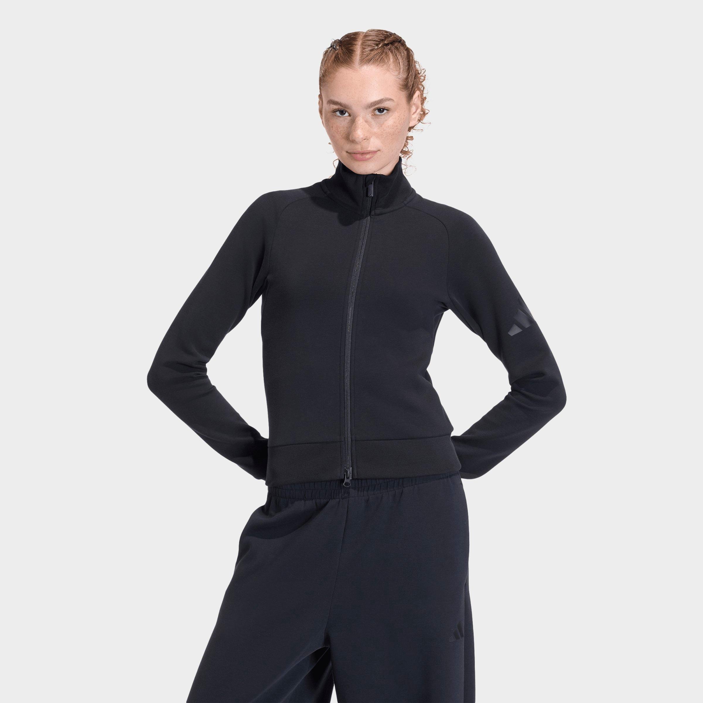Click here for adidas Womens Slim Sportswear Track Jacket - Black prices