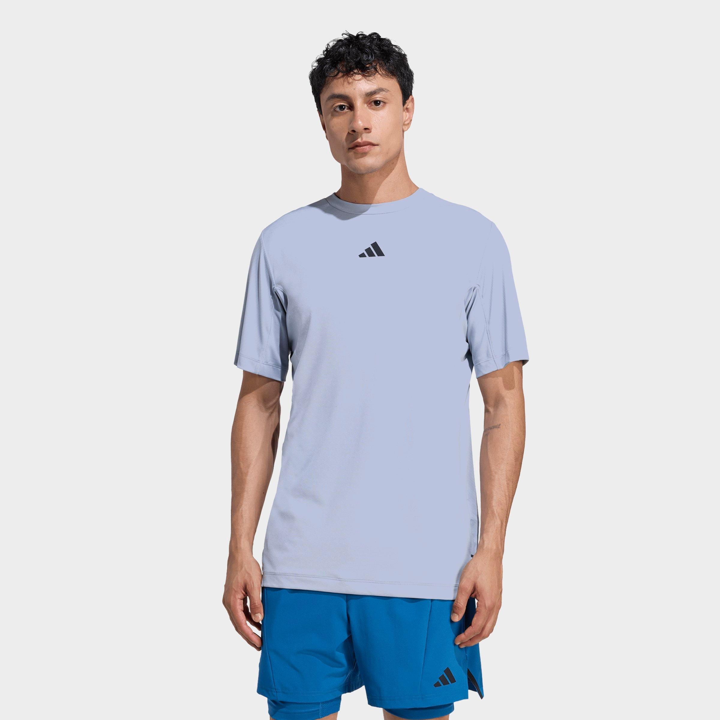 Click here for adidas Mens D4T Power 3-Stripes T-Shirt in Halo Si... prices