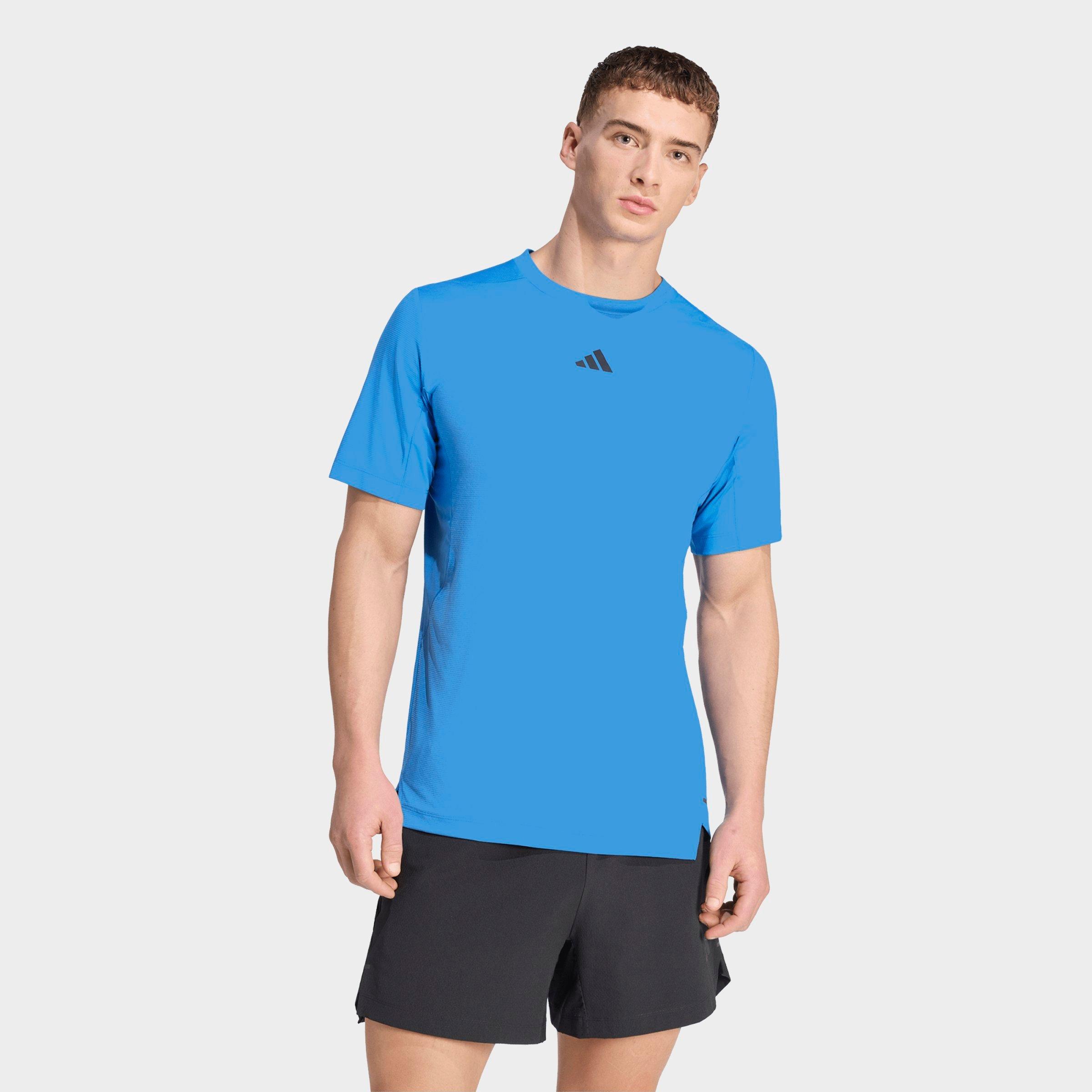 Click here for adidas Mens D4T Power 3-Stripes T-Shirt in Ray Blu... prices