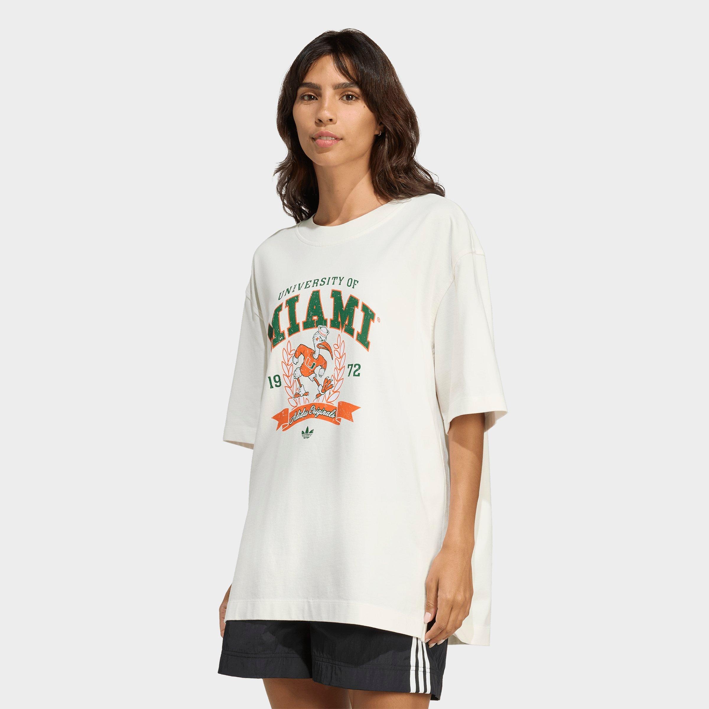 Click here for adidas Womens Originals Miami Hurricanes Graphic T... prices